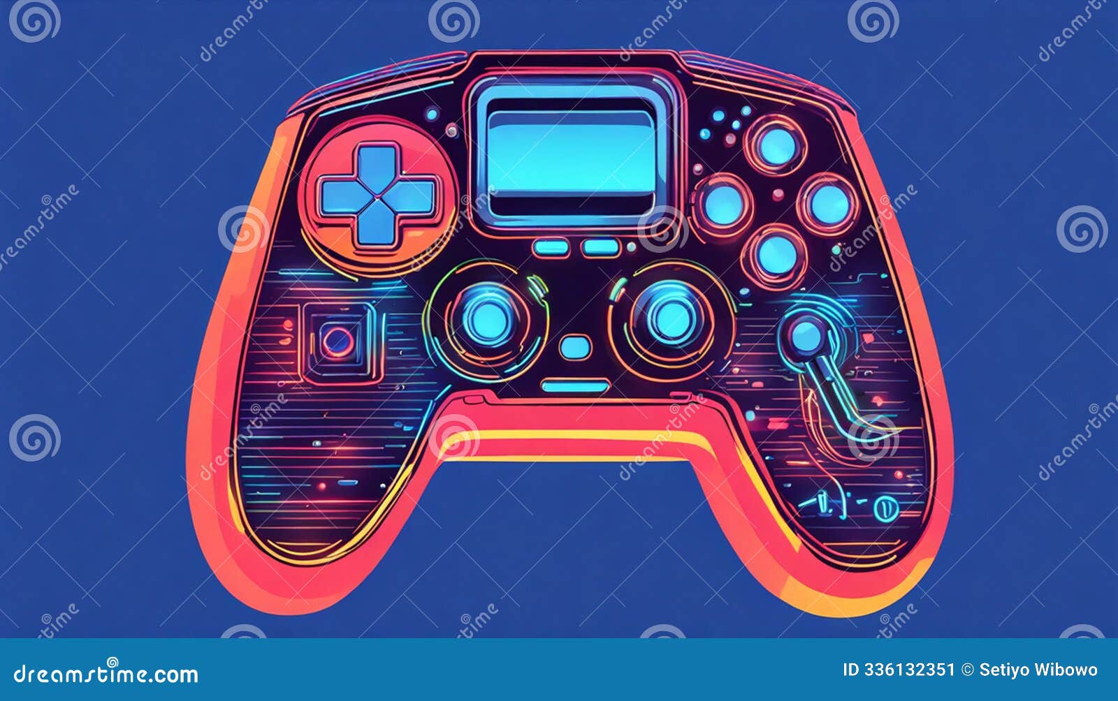 Colorful Joystick Image HD Background Stock Image - Image of gamer ...