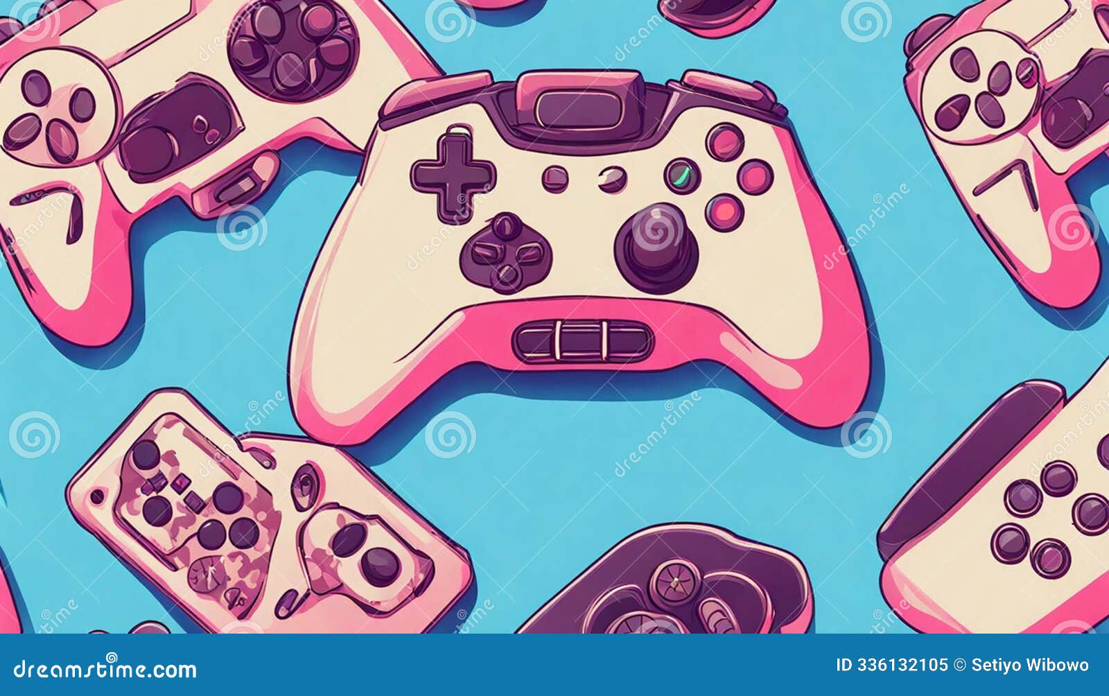 Colorful Joystick Image HD Background Stock Image - Image of game ...