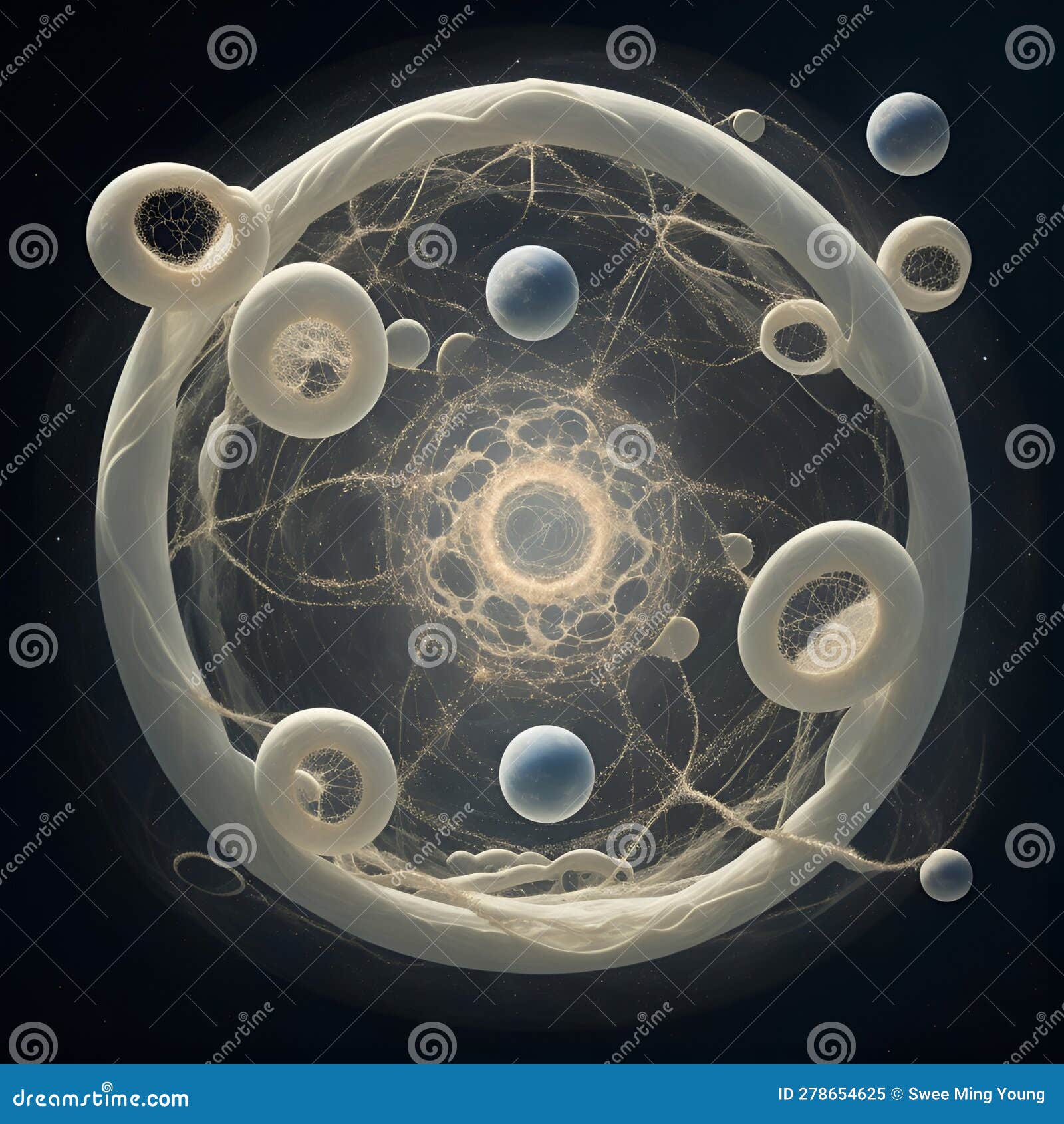 Twirling And Spinning Optical Illusion Effects In Black And Whit ...