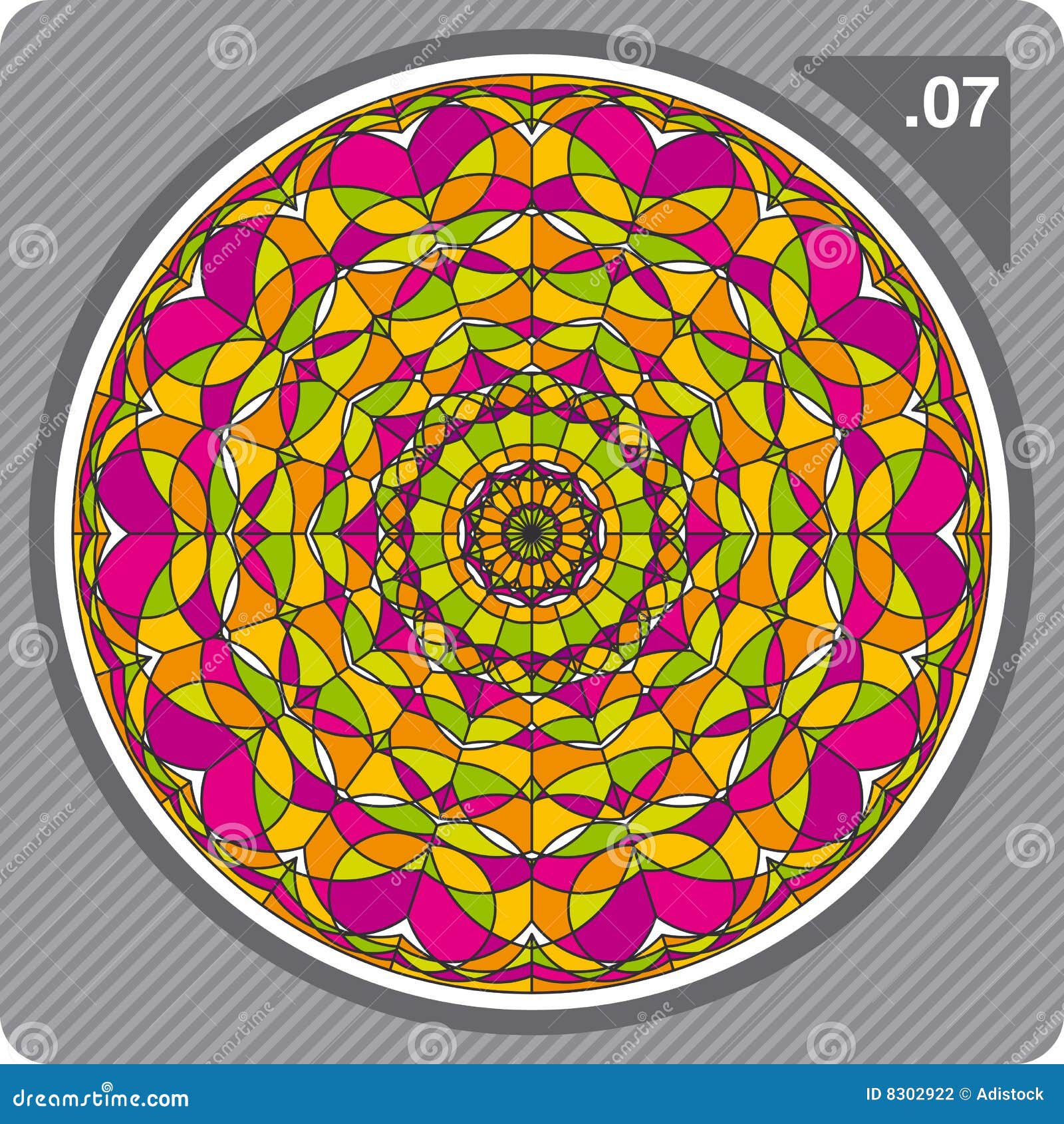 Colorful Kaleidoscope. Vector. Stock Vector - Illustration of fantasy ...