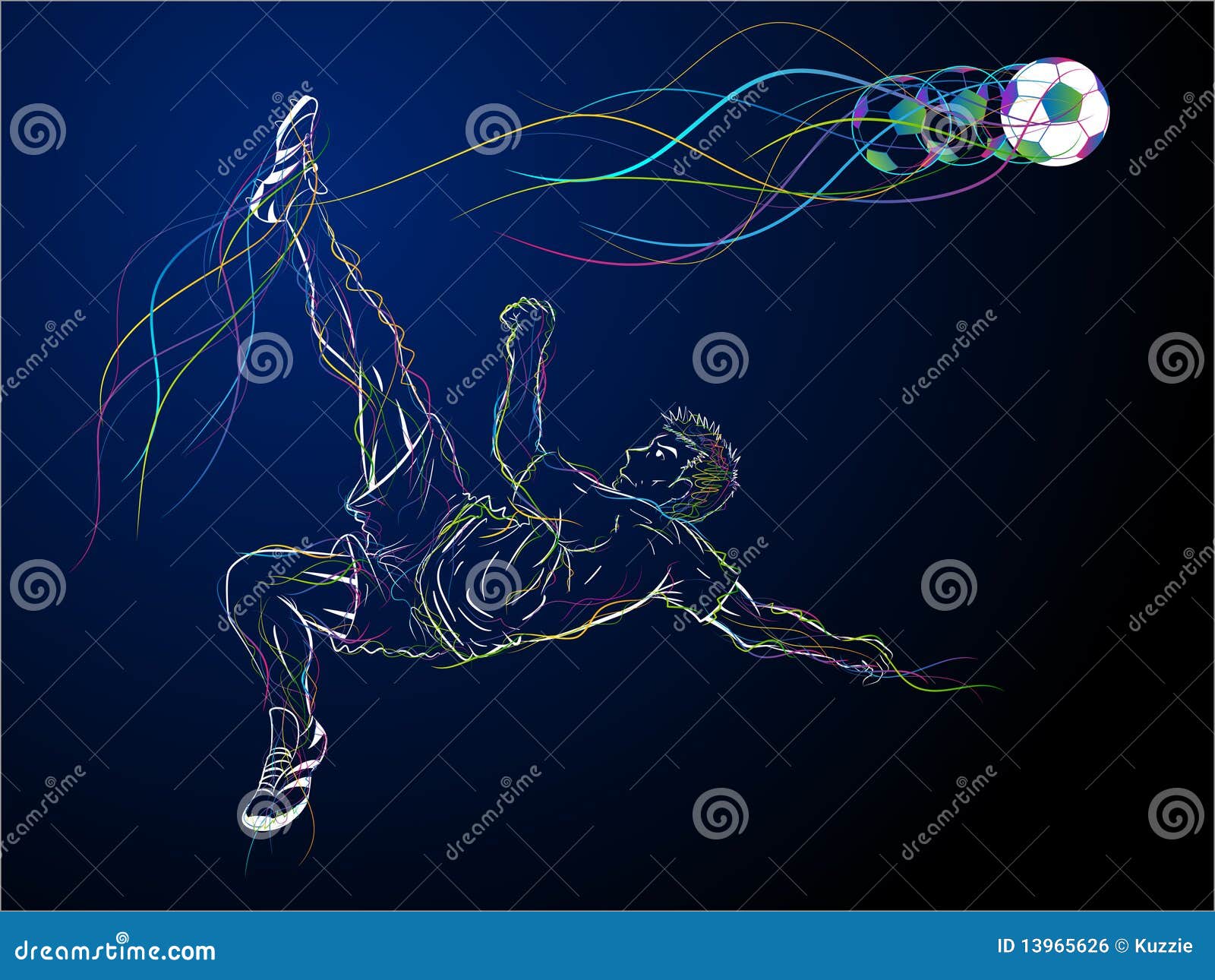 Art Lines Of A Kick Board Rider In Action - Sketch Royalty-Free Stock ...