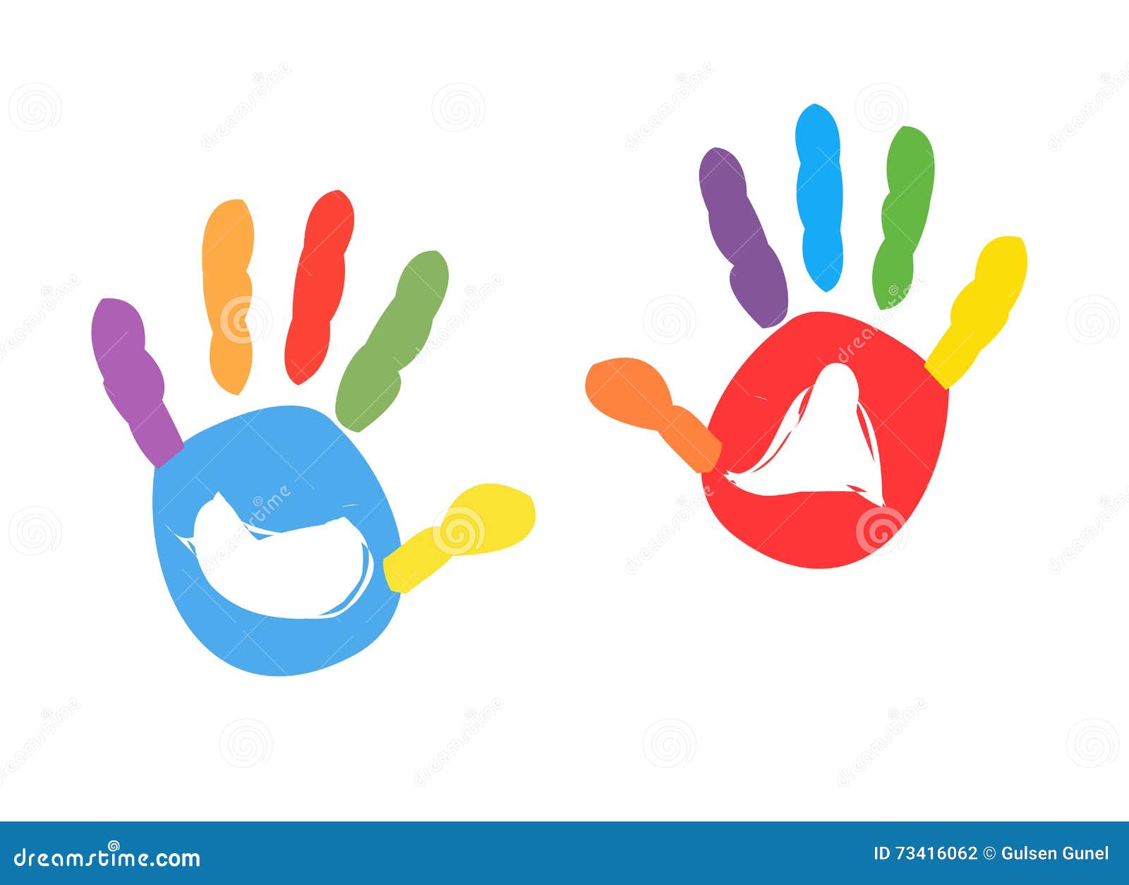 Handprint Vector Stock Illustrations – 3,545 Handprint Vector Stock ...