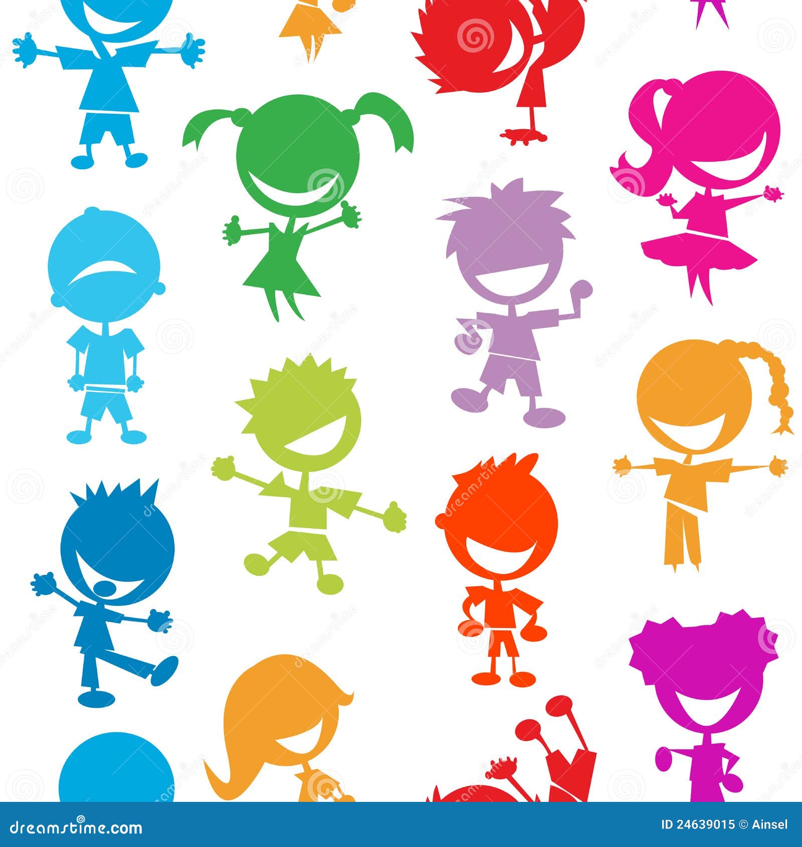 Colorful Kids Diploma Certificate Template In Cartoon Style Vector ...