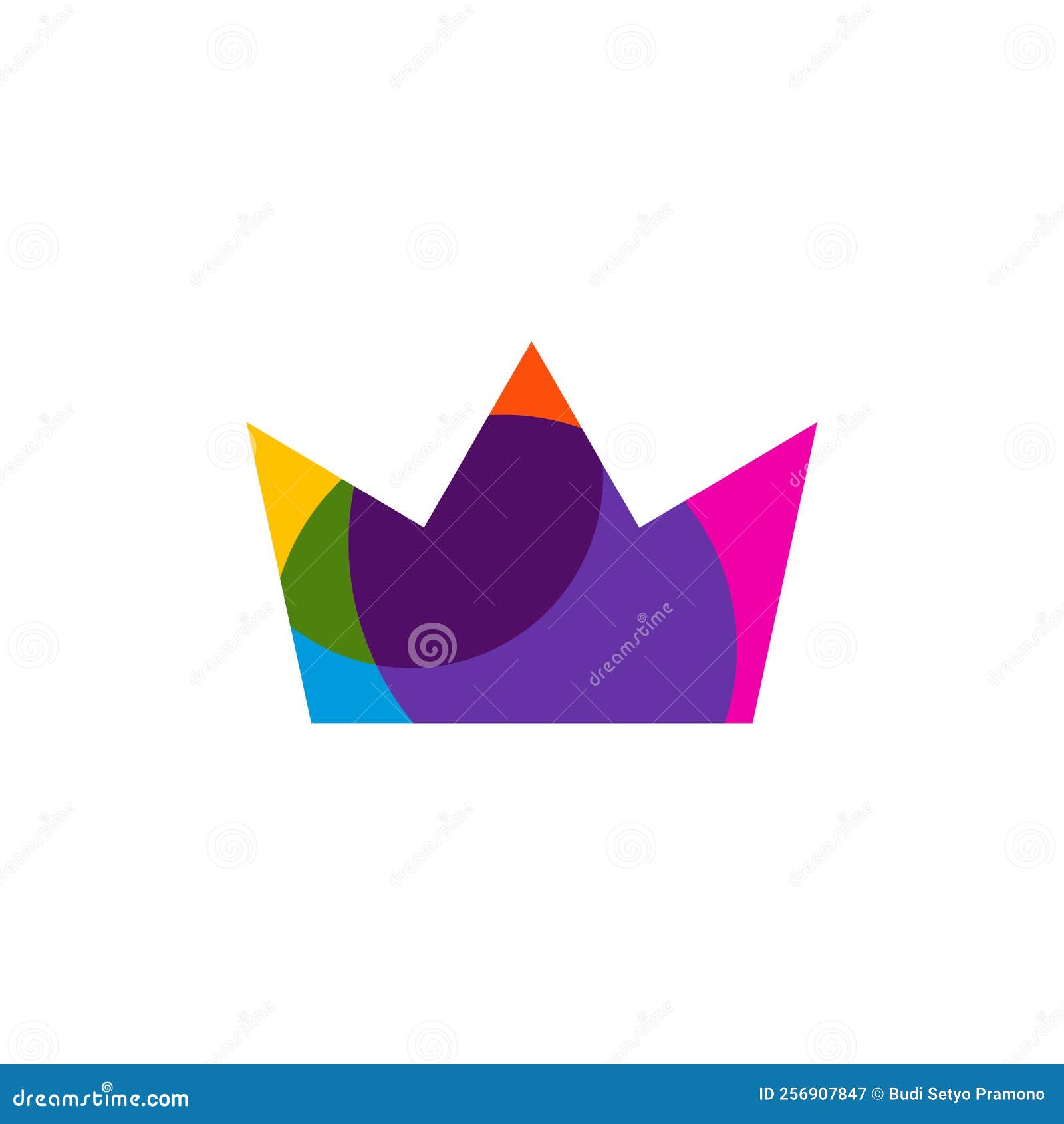Colorful King Logo Template Design Vector, Emblem, Design Concept ...