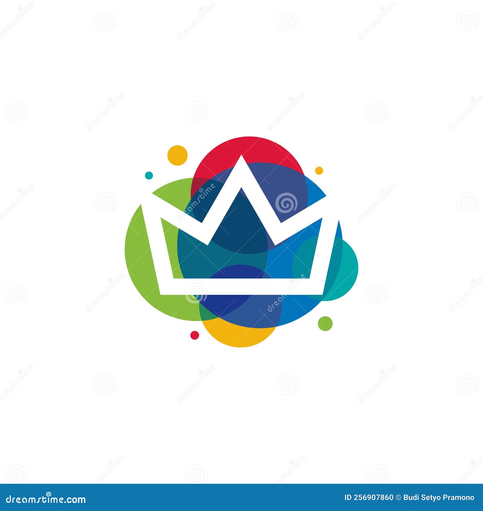 Colorful King Logo Template Design Vector, Emblem, Design Concept ...