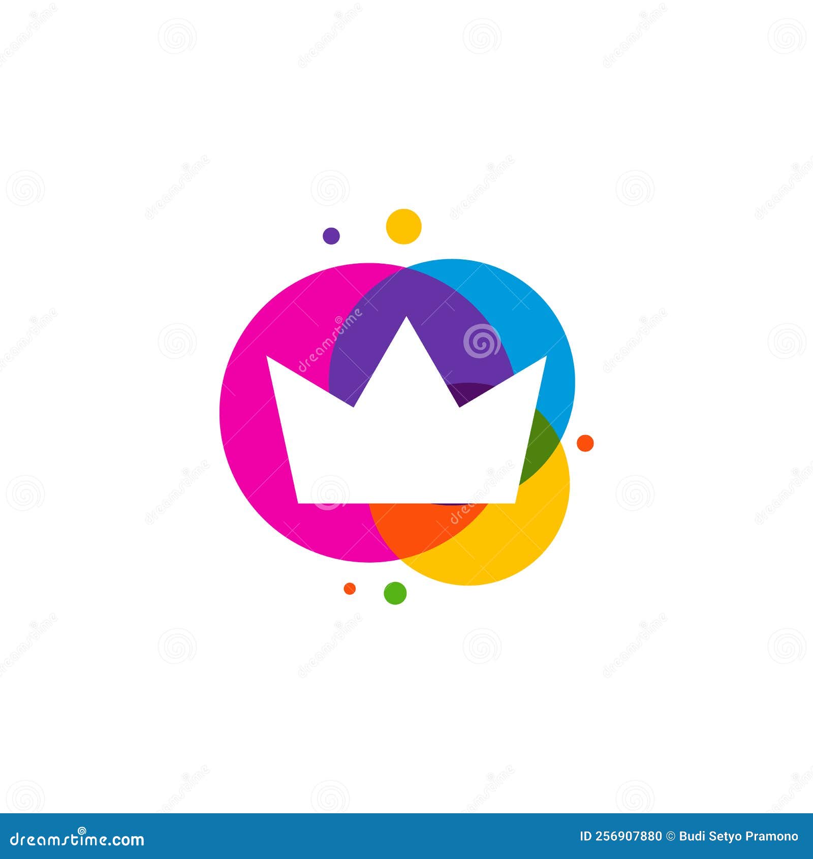 Colorful King Logo Template Design Vector, Emblem, Design Concept ...