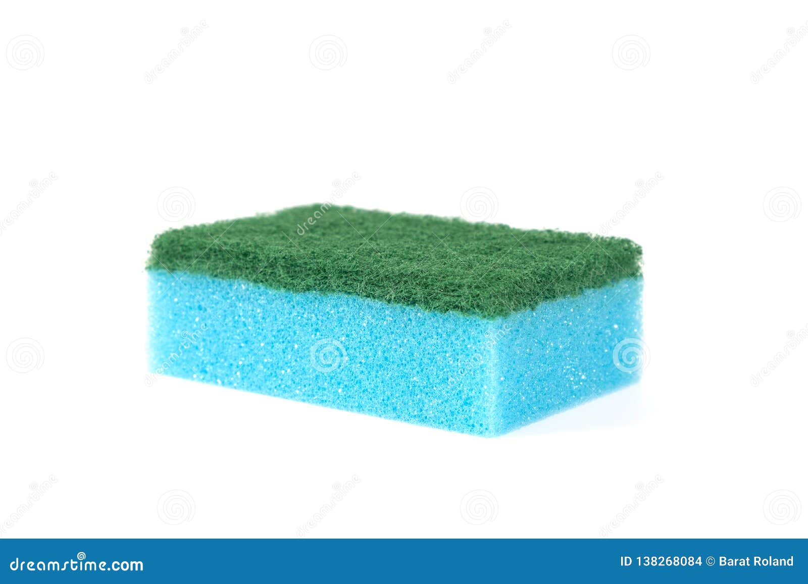 Colorful Kitchen Sponge on White Background Stock Photo - Image of ...