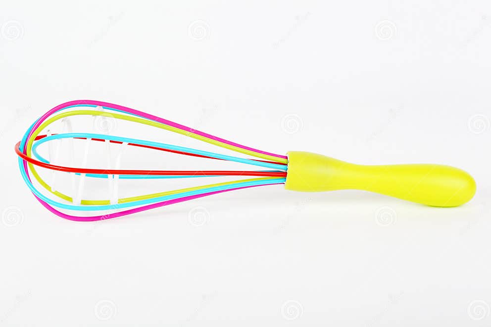 Colorful kitchen whisk stock photo. Image of mixer, tool - 48138556