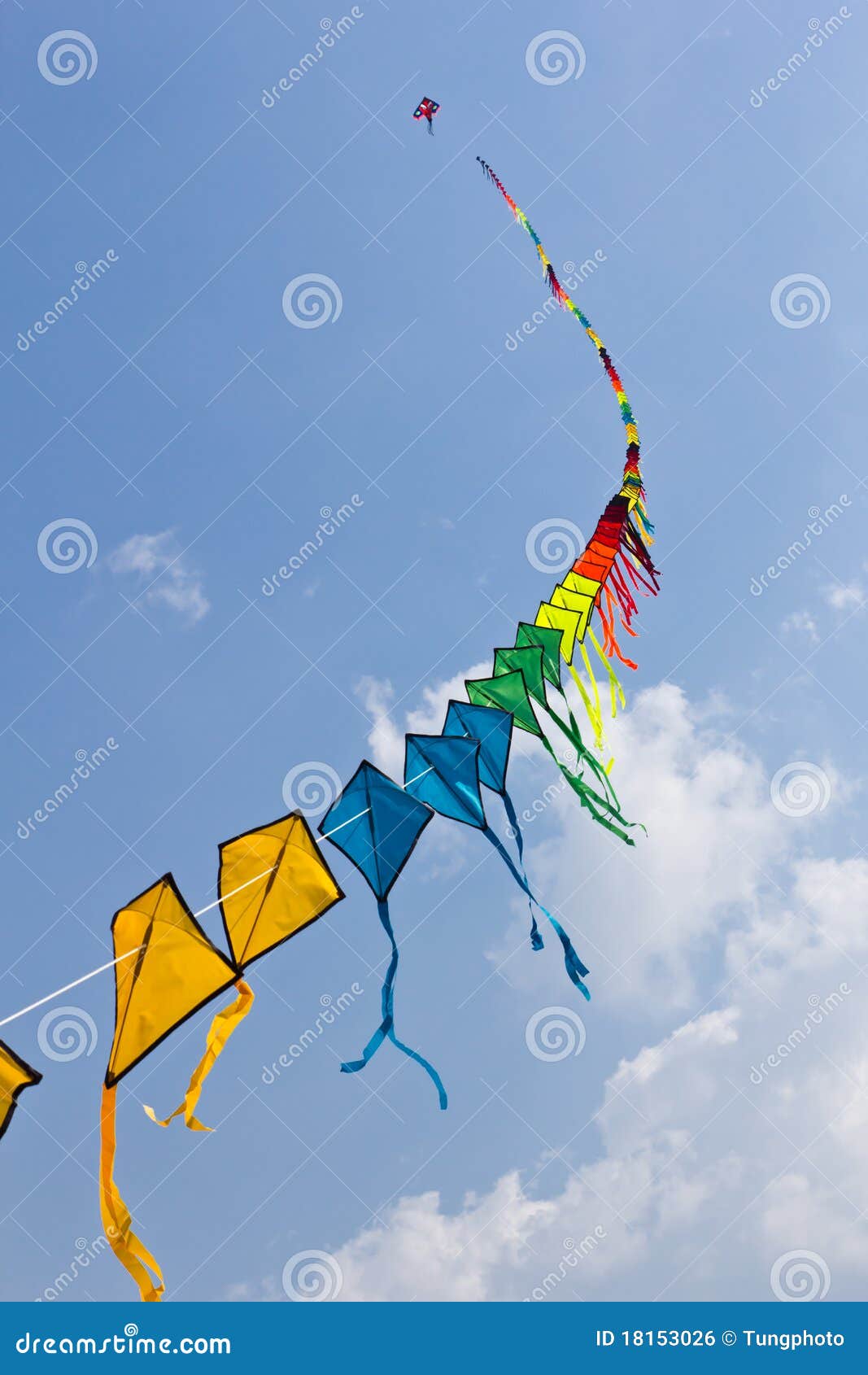 Colorful of kite stock photo. Image of high, blue, pump - 18153026