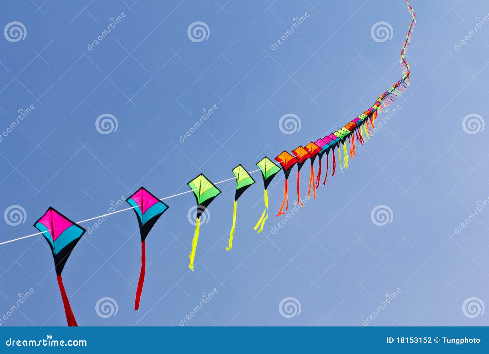 Colorful of kite stock photo. Image of high, enjoyment - 18153152