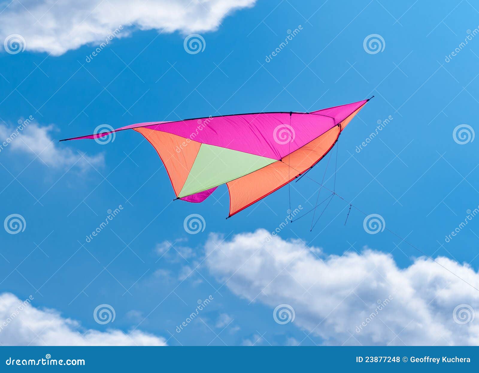 Colorful Kite stock photo. Image of line, freedom, blue - 23877248