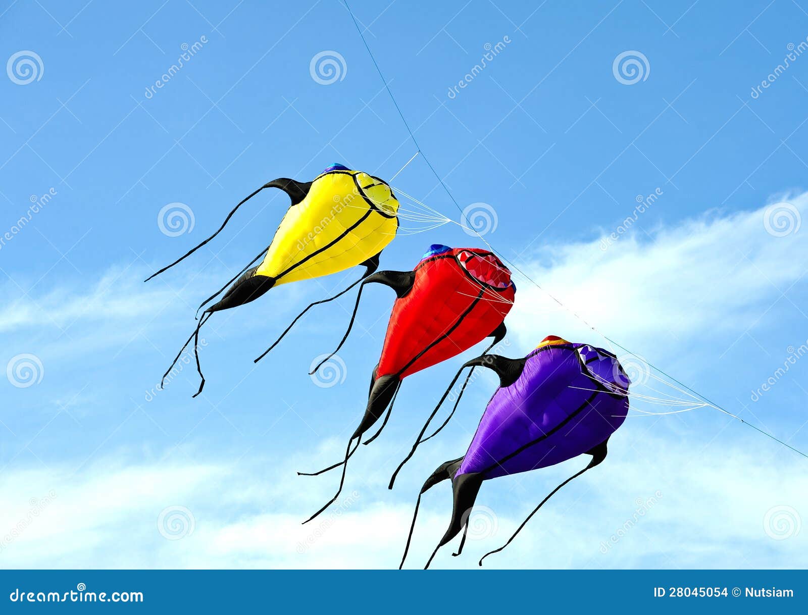 Colorful Kite stock photo. Image of yellow, green, flying - 28045054