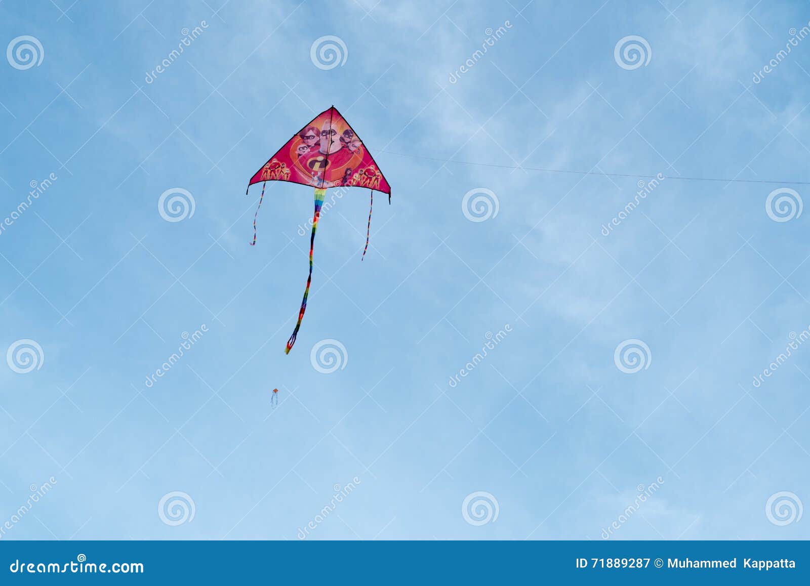 Colorful Kite Flying in the Sky. Editorial Photography - Image of beach ...
