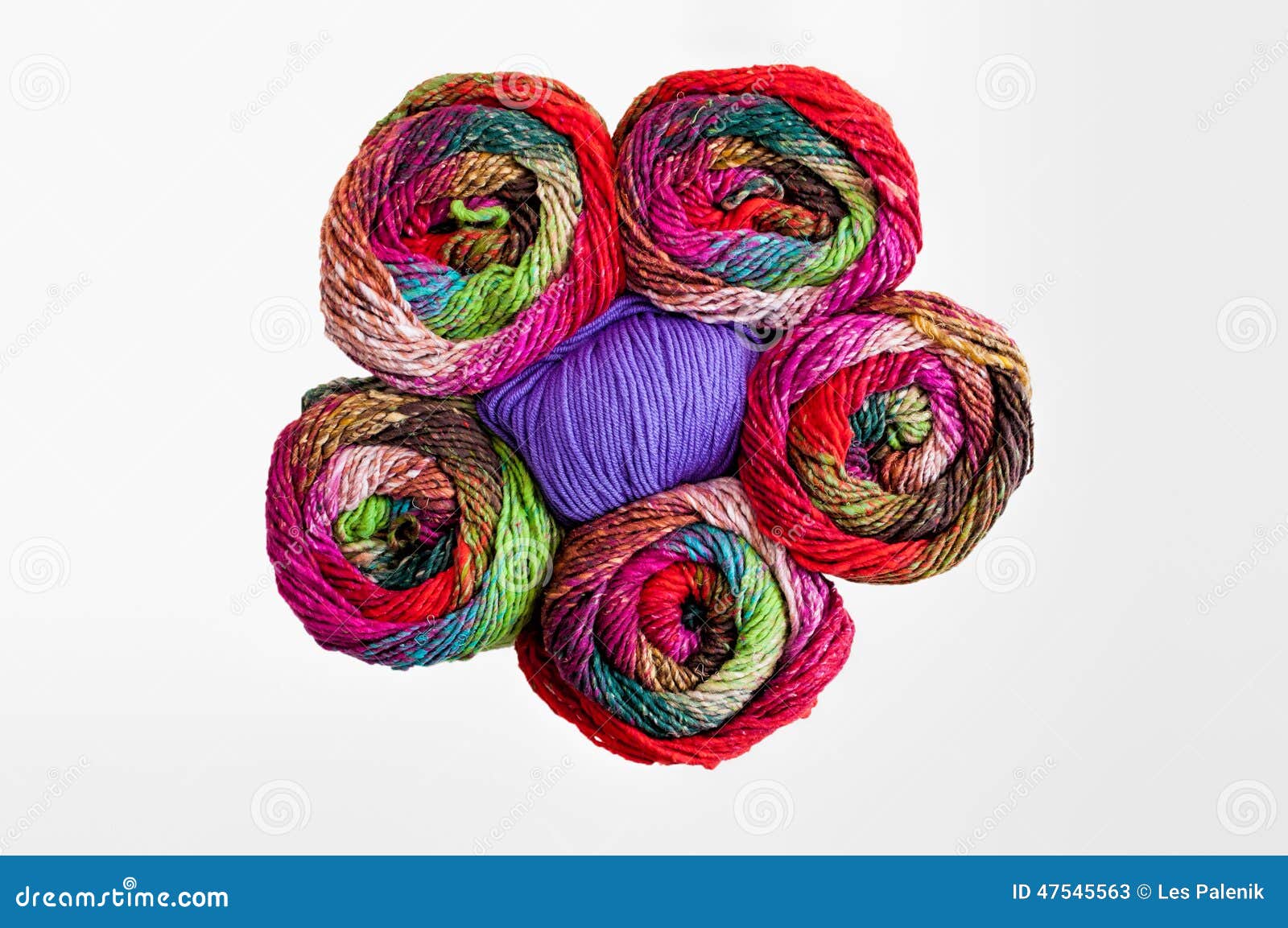Colorful knitting yarn stock image. Image of pattern - 47545563