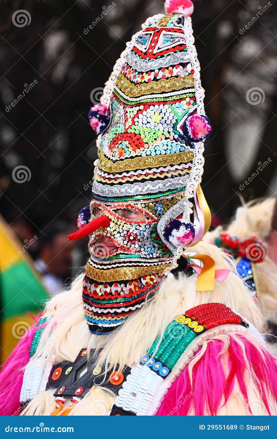 Colorful kuker mask editorial stock image. Image of season - 29551689