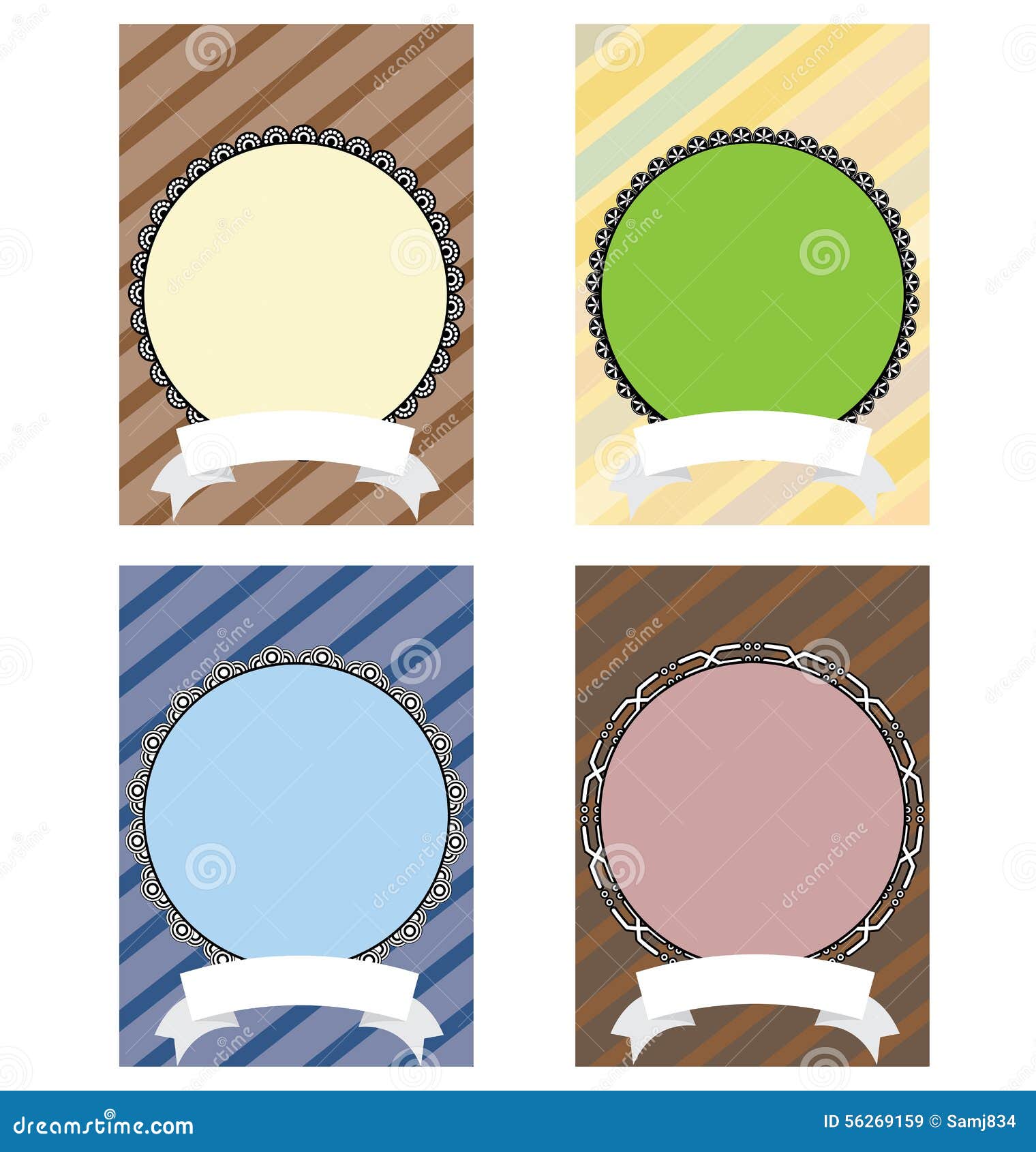 Colorful Label Banners Background Stock Vector - Illustration of ...