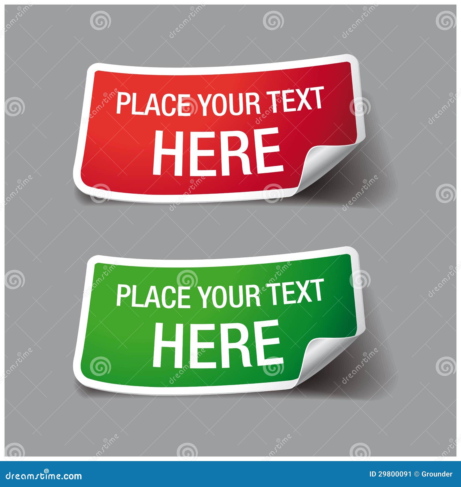 Colorful label paper, stock illustration. Illustration of graphics ...