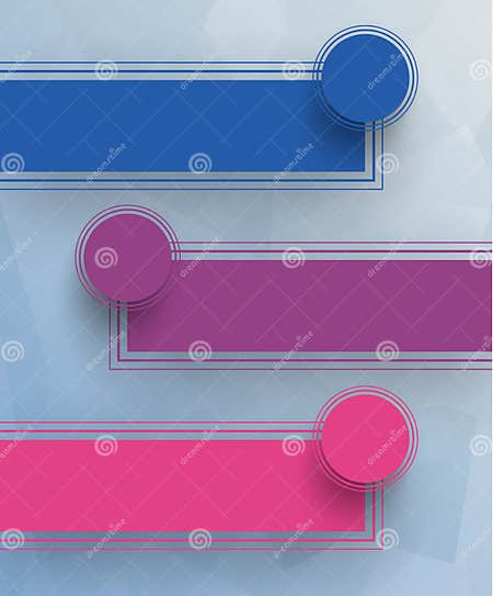 Colorful labels template stock vector. Illustration of abstract - 36536976