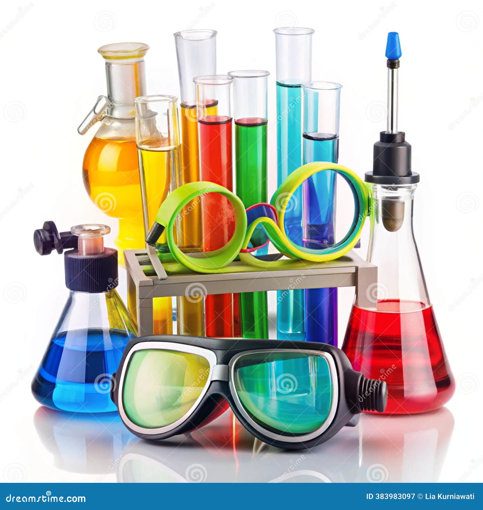 Colorful Laboratory Test Tubes, Biochemistry Blood Tests, Urine Test ...