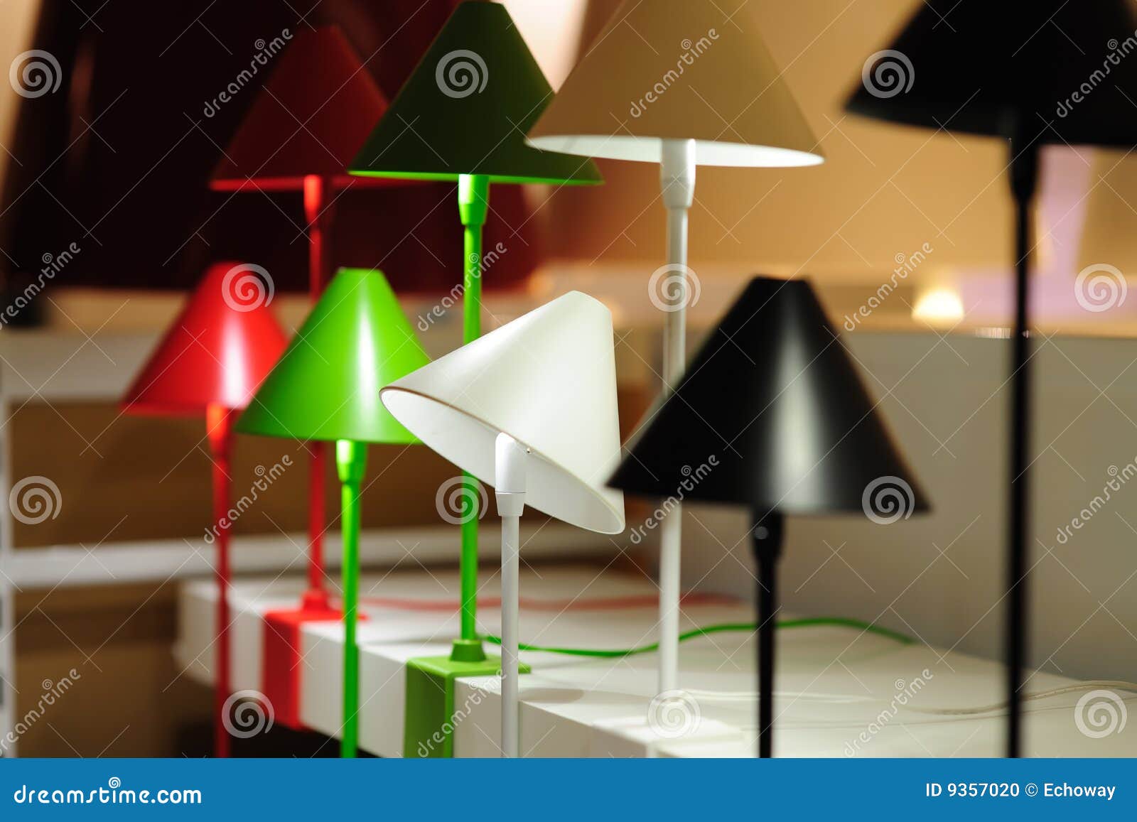 Colorful lamps stock photo. Image of china, white, asia - 9357020