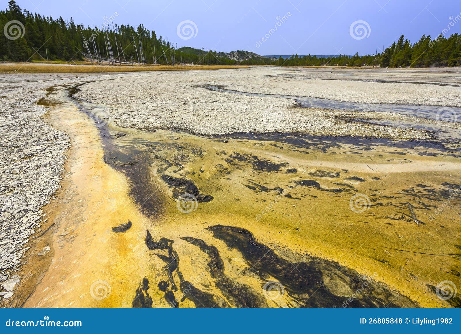 Colorful land stock photo. Image of plants, blue, geological - 26805848
