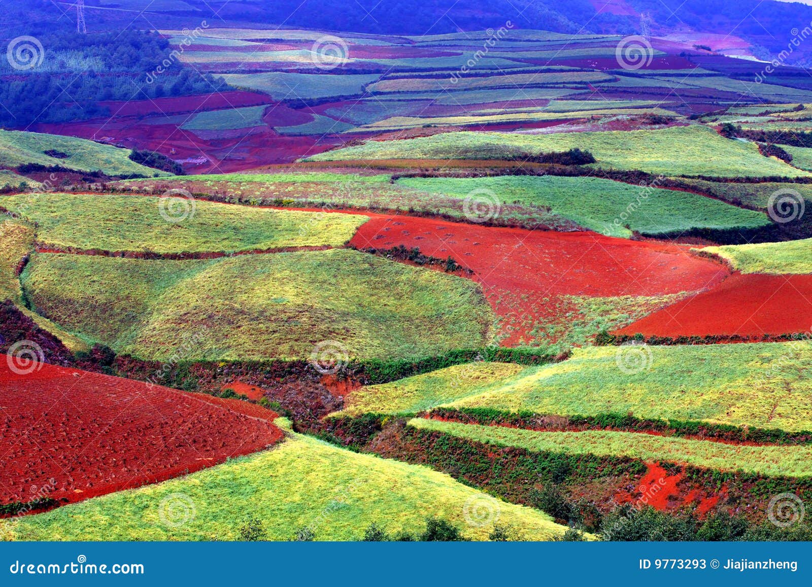 Colorful land stock image. Image of nature, asian, sunlight - 9773293