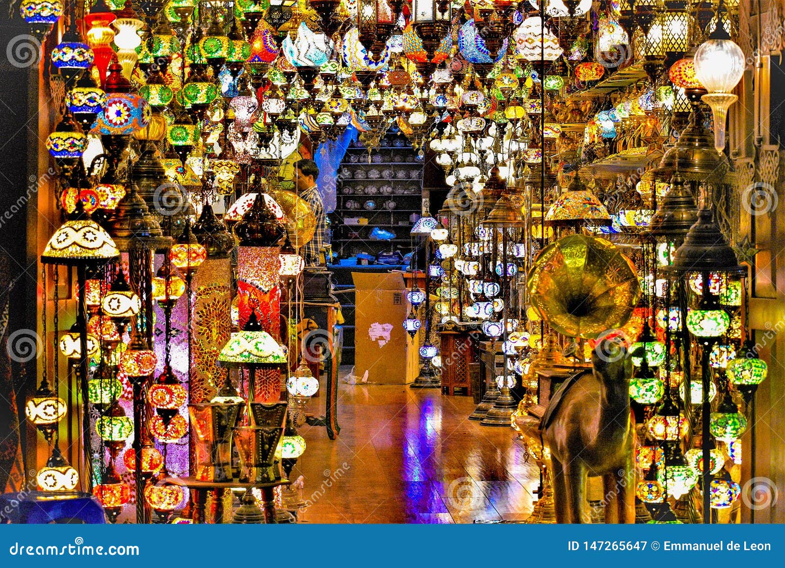 The Colorful Lantern of Manama Bahrain Editorial Photography - Image of ...
