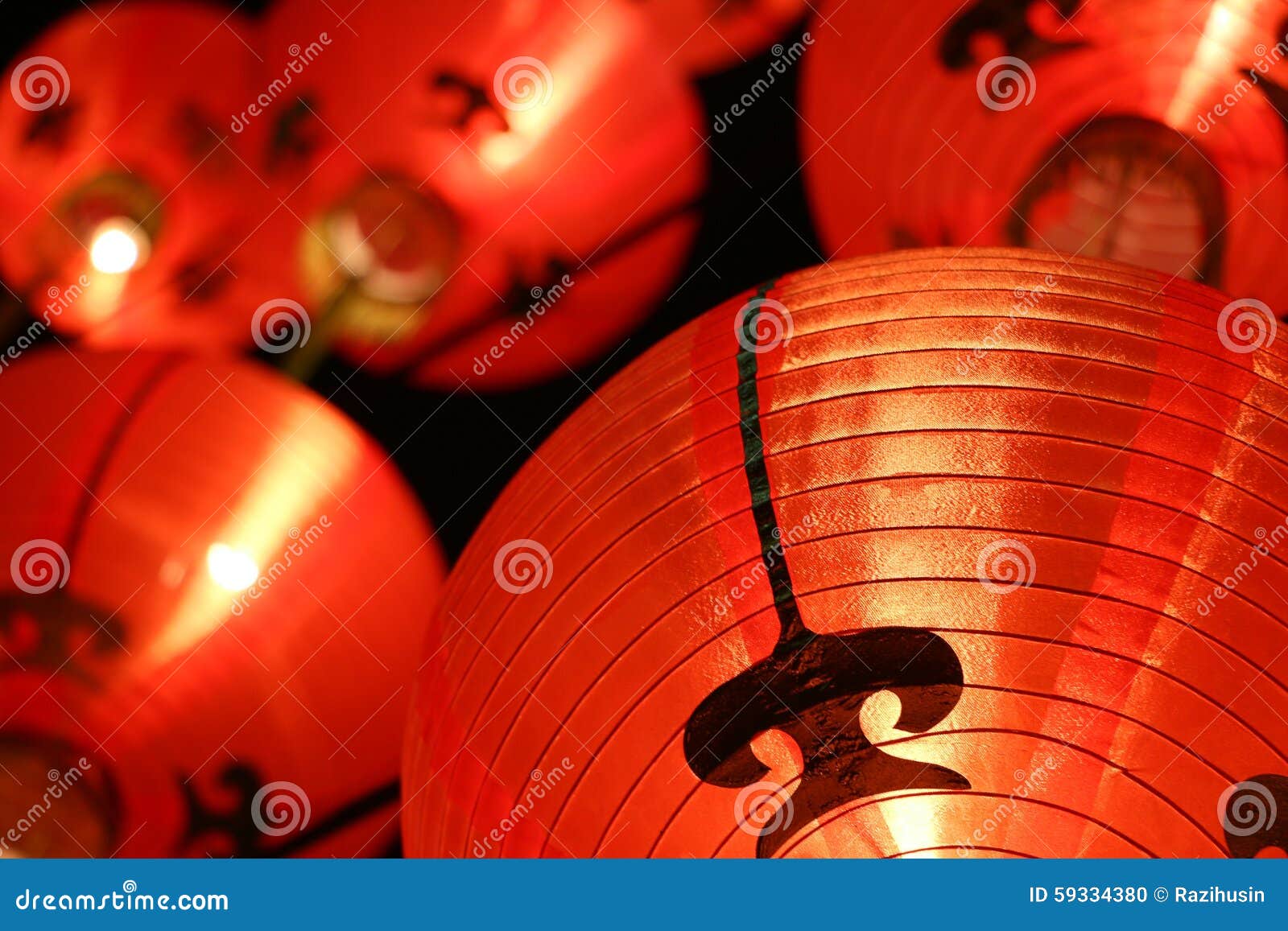 Colorful Lanterns ( Tang Lung ) - Chinese New Year Decorations Stock ...