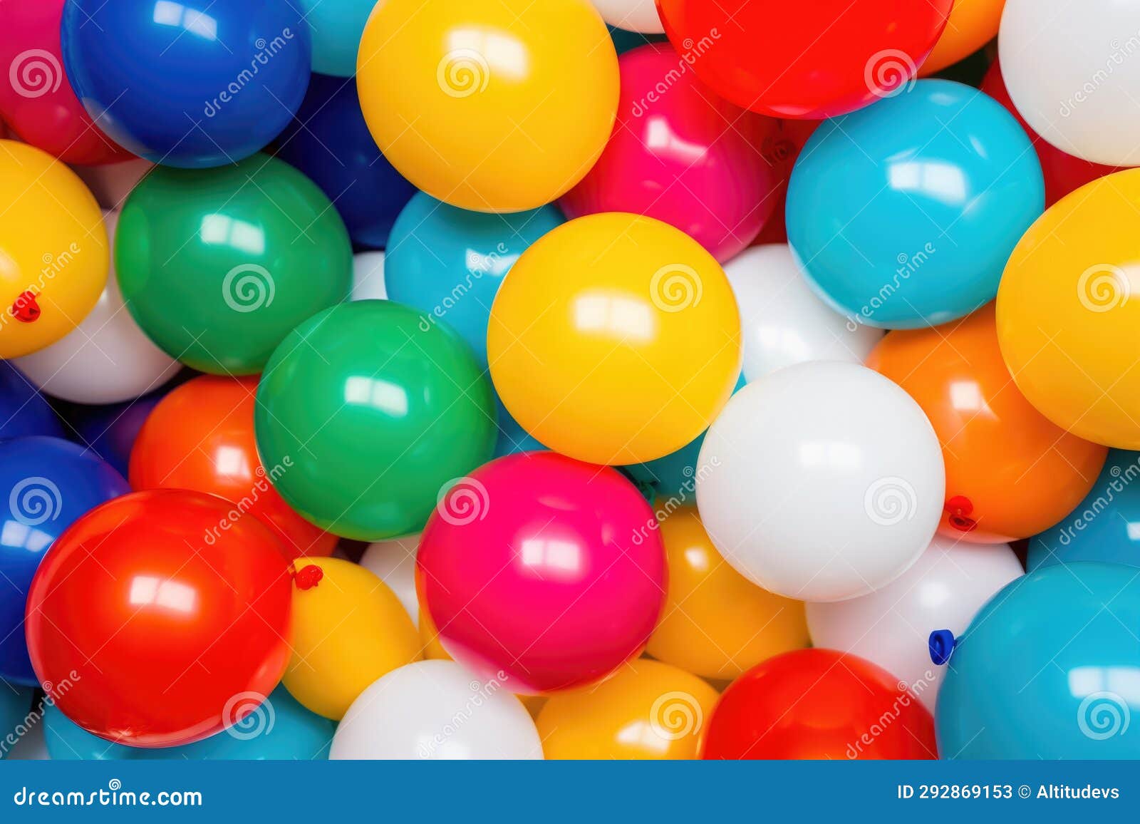 Colorful Latex Balloons Grouped Together Stock Image - Image of helium ...
