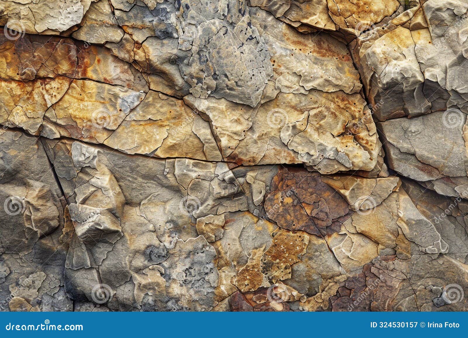 Colorful Layered Rock Wall Texture Stock Image - Image of rock, hard ...
