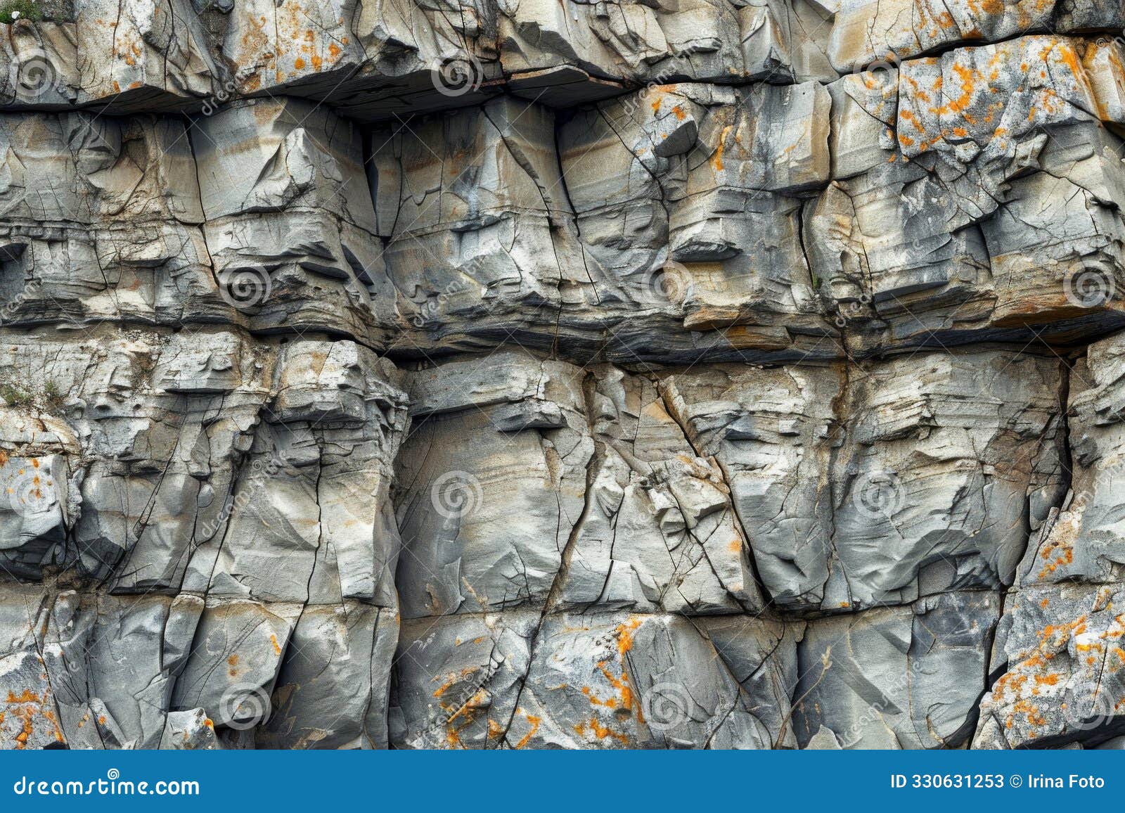 Colorful Layered Rock Wall Texture Stock Image - Image of timeless ...