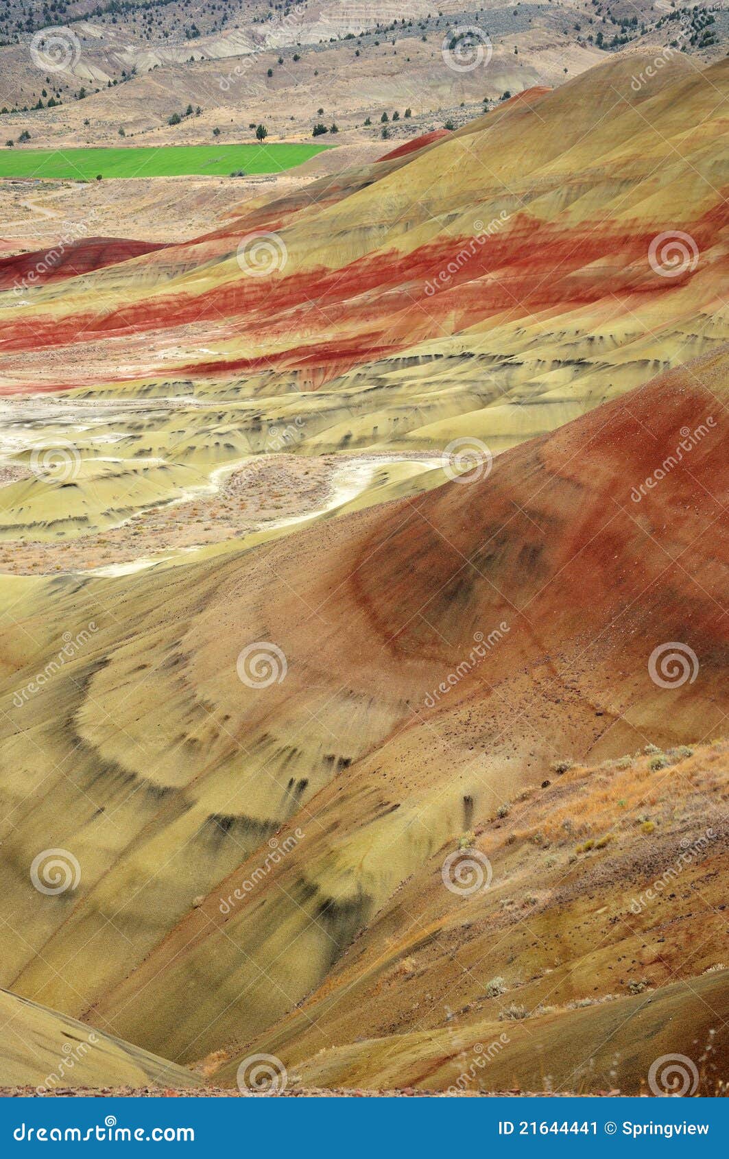 Colorful layers of hills stock image. Image of national - 21644441