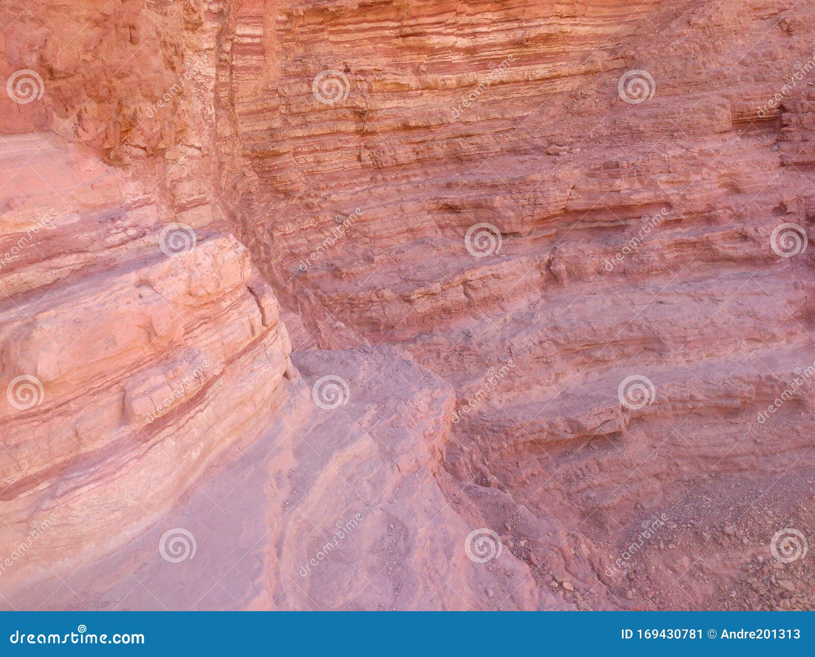 Colorful Layers of Sandstone Closeup in Desert, Jordan. Stock Image ... Colorful Layers of Sandstone Closeup in Desert, Jordan. Stock Image ...