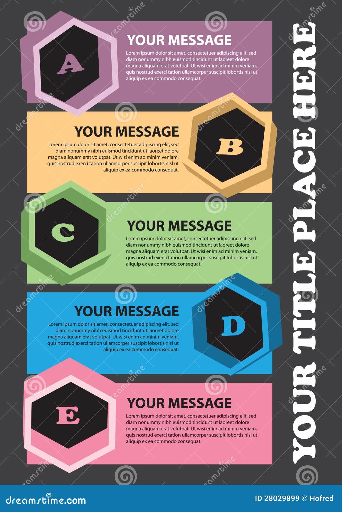 Colorful layout design stock vector. Illustration of banner - 28029899