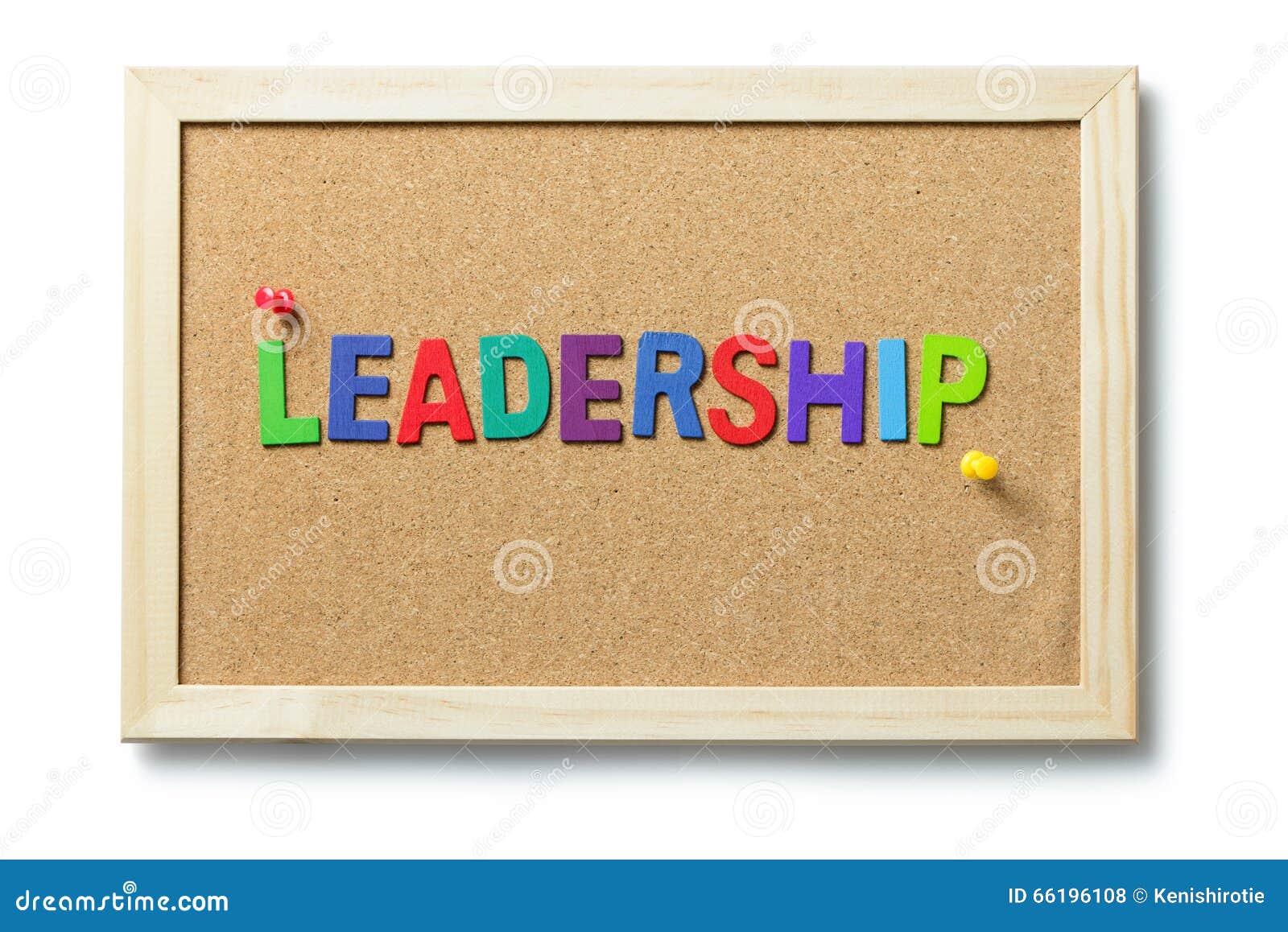 Colorful leadership word stock photo. Image of corkboard - 66196108