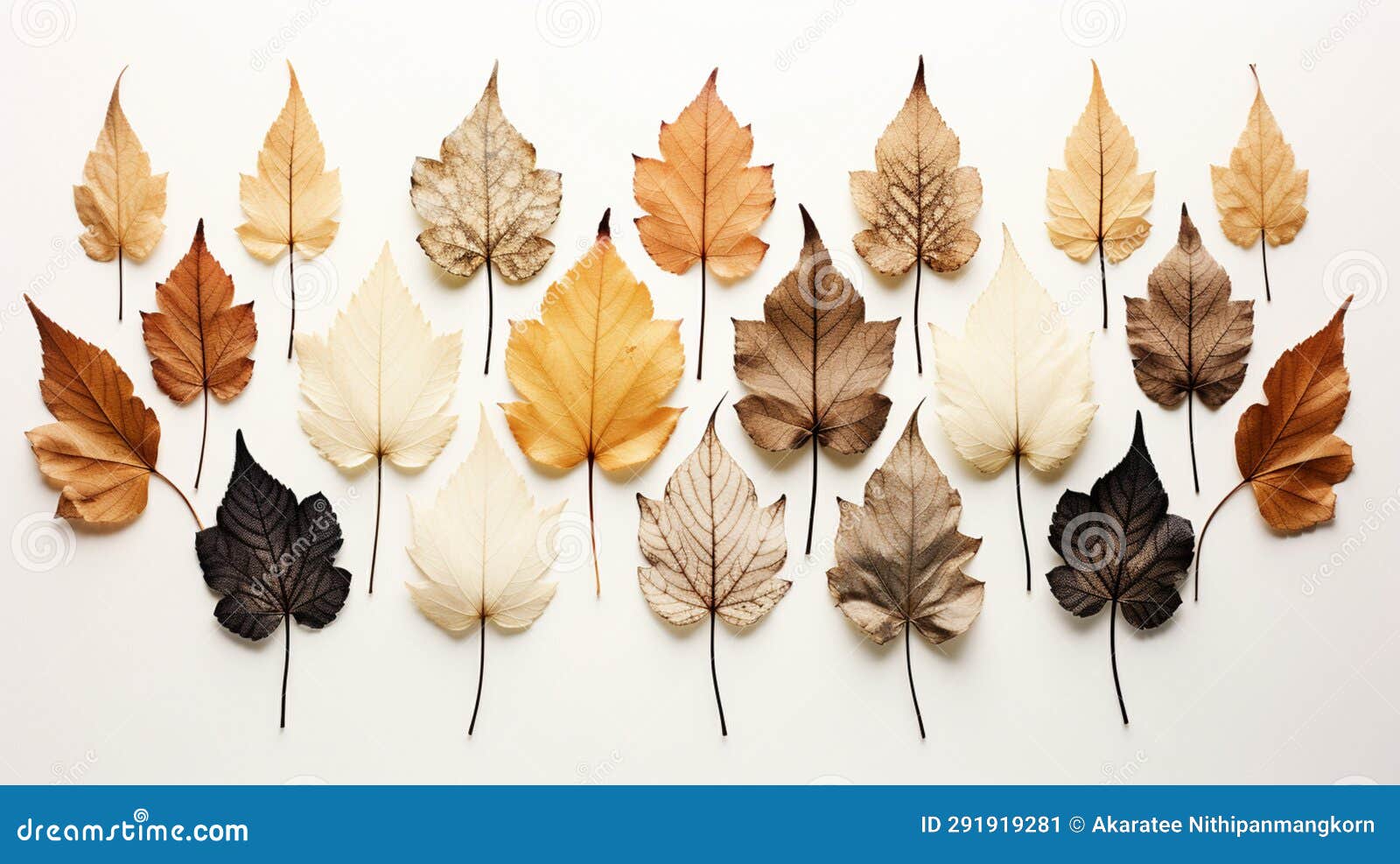 Colorful Leaf Season Change Concept Stock Illustration - Illustration ...