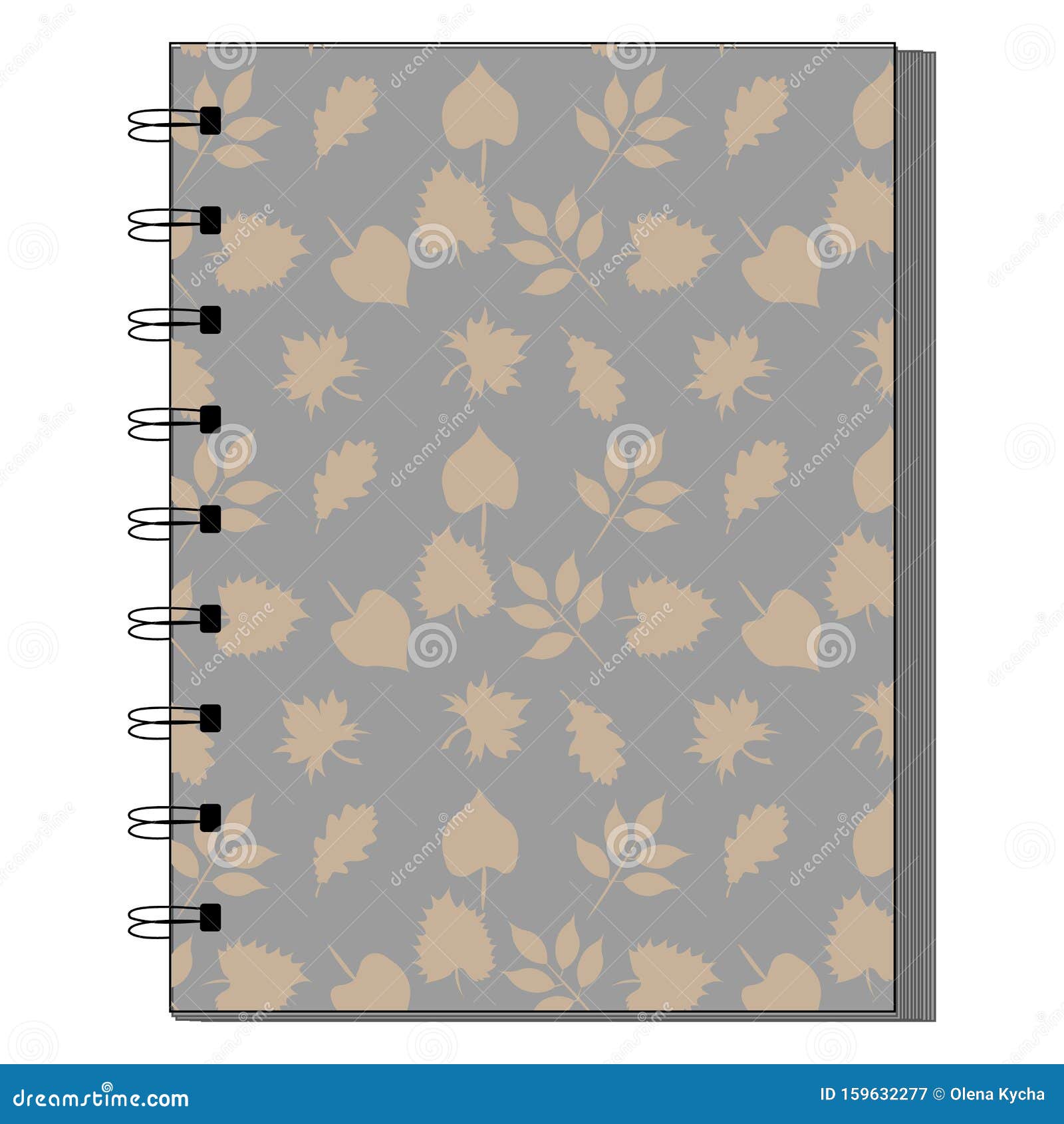 Colorful Leaves Seamless Pattern for Background, Notebook, Simple ...