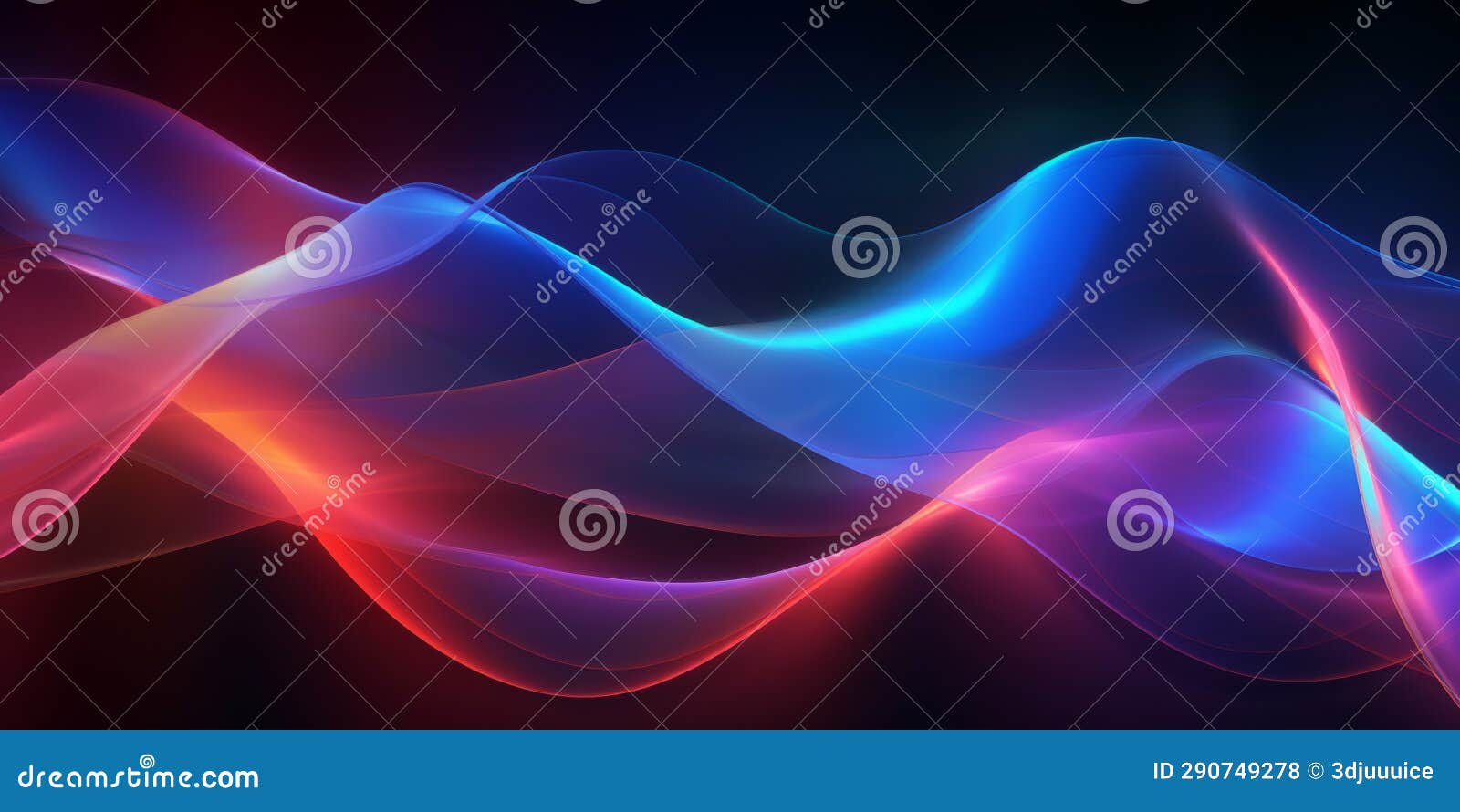 Colorful LED Creative Abstract Wavy Texture. Stock Illustration ...
