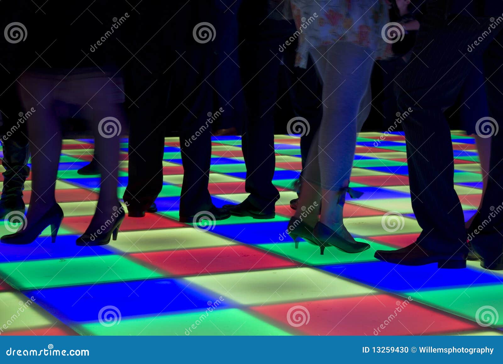 Colorful led dance floor stock photo. Image of clubbing - 13259430