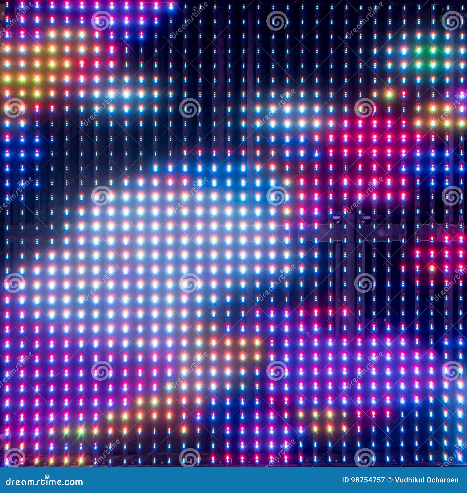 LED light interaction wall stock image. Image of pattern - 98754757