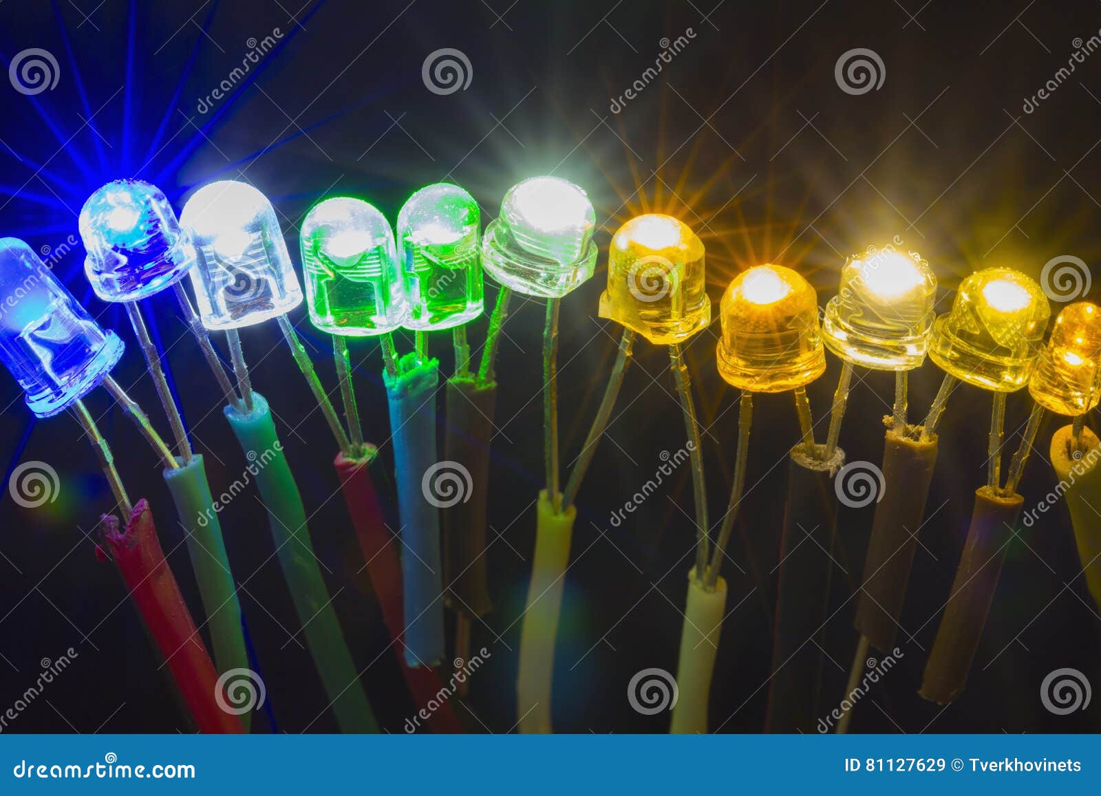 Colorful led lights stock image. Image of illumination - 81127629