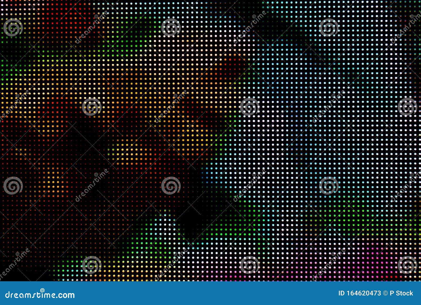 Colorful led screen stock illustration. Illustration of glowing - 164620473