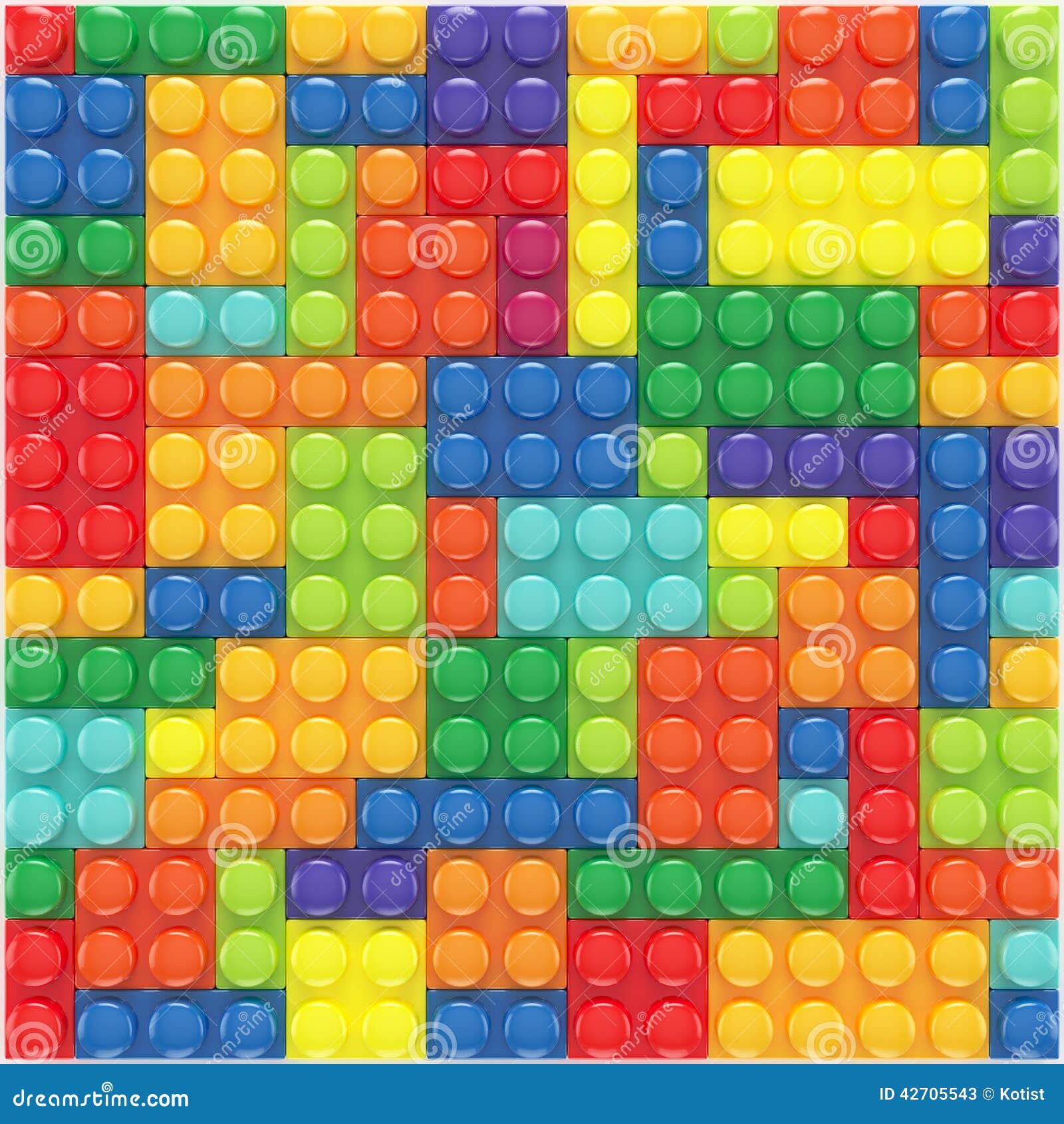 Colorful lego set stock illustration. Illustration of brick - 42705543