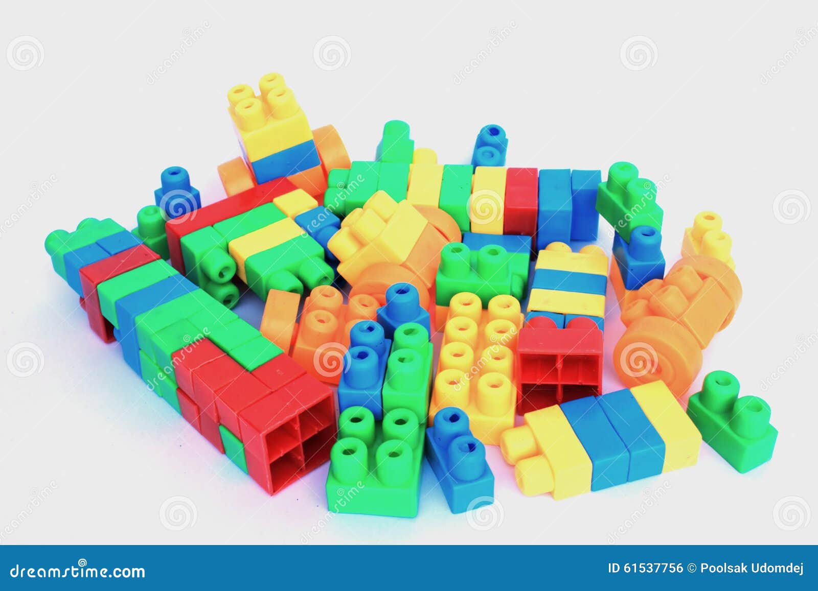 Colorful lego stock photo. Image of activity, block, buildings - 61537756