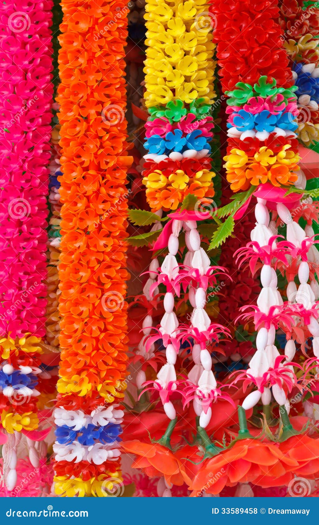 Colorful Lei. stock photo. Image of artificial, ancient - 33589458