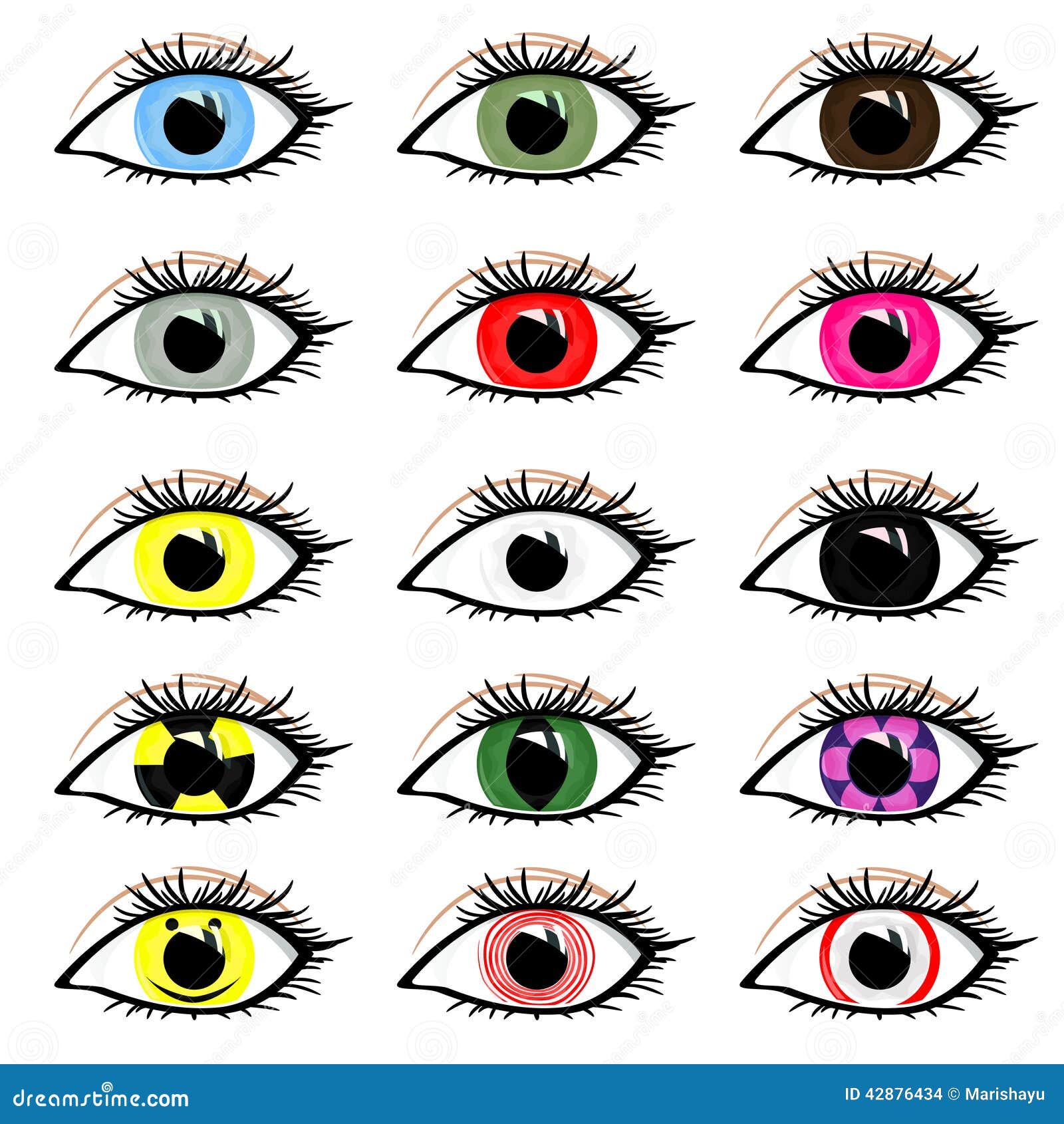 Colorful Lenses Or Confetti Web Banners Set. 10 Commercial Backgrounds ...