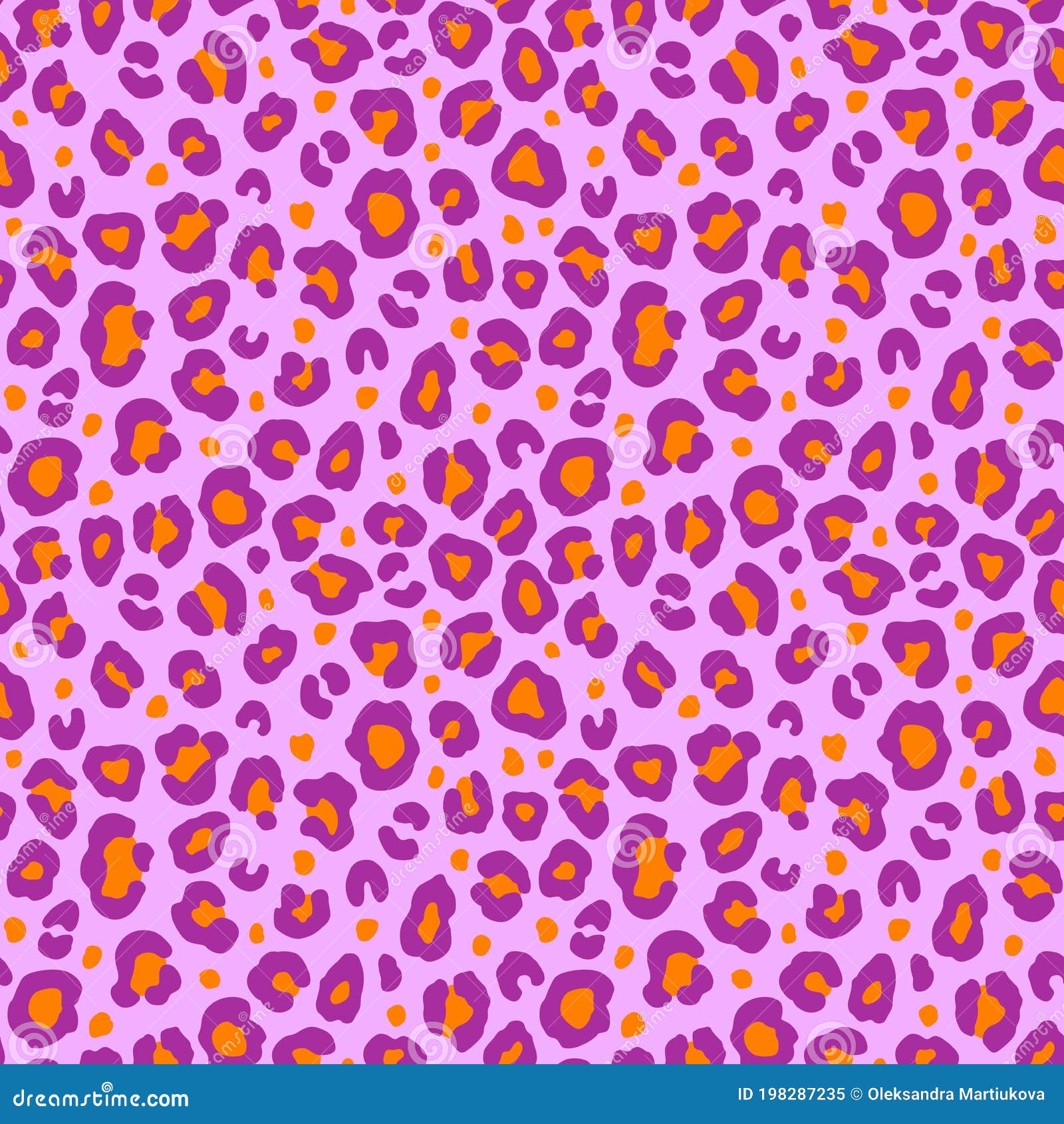 Colorful Leopard Seamless Pattern. Fashion Stylish Vector Texture Stock ...