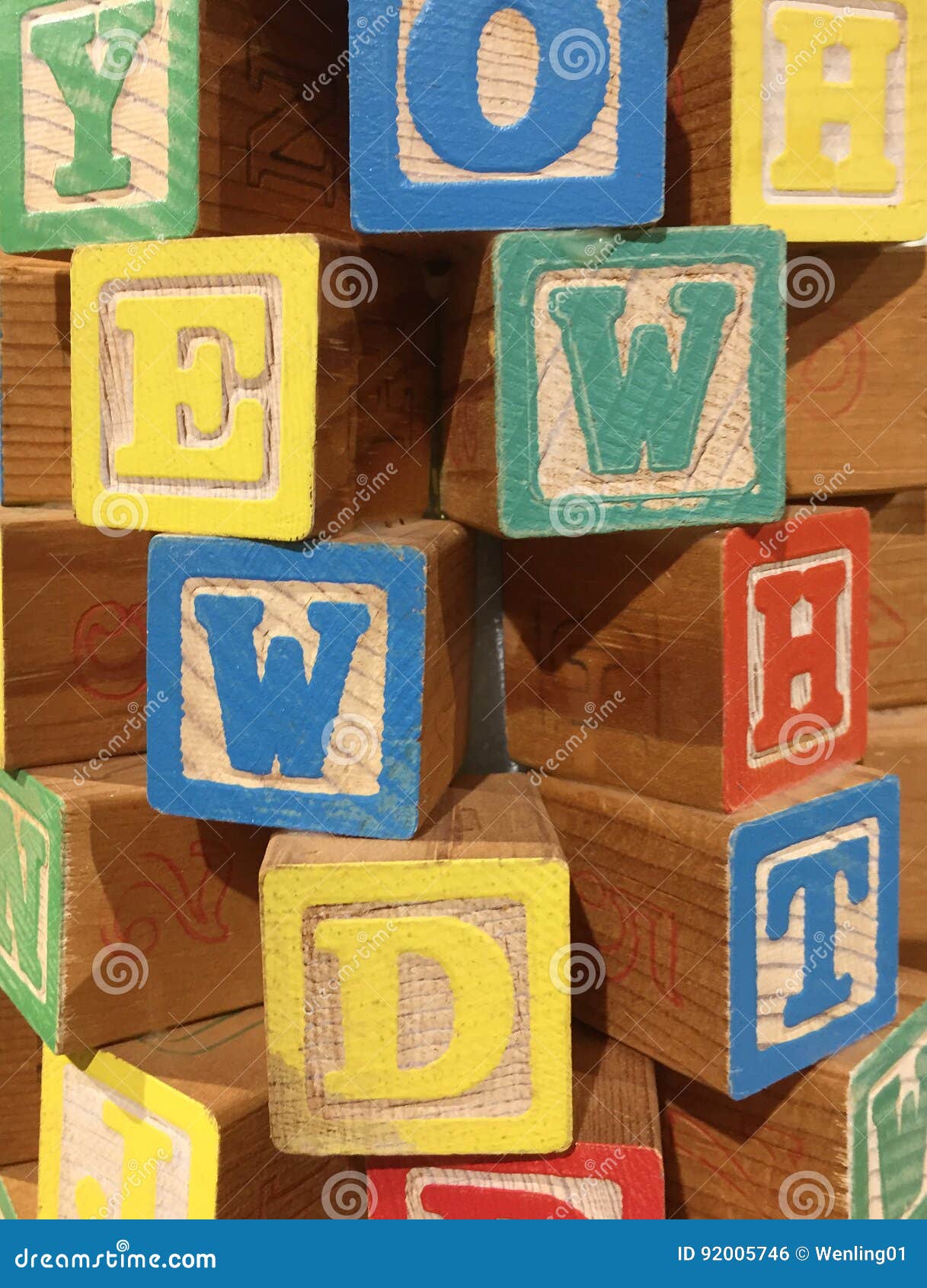 Colorful Letter Blocks Stock Photo | CartoonDealer.com #92005746