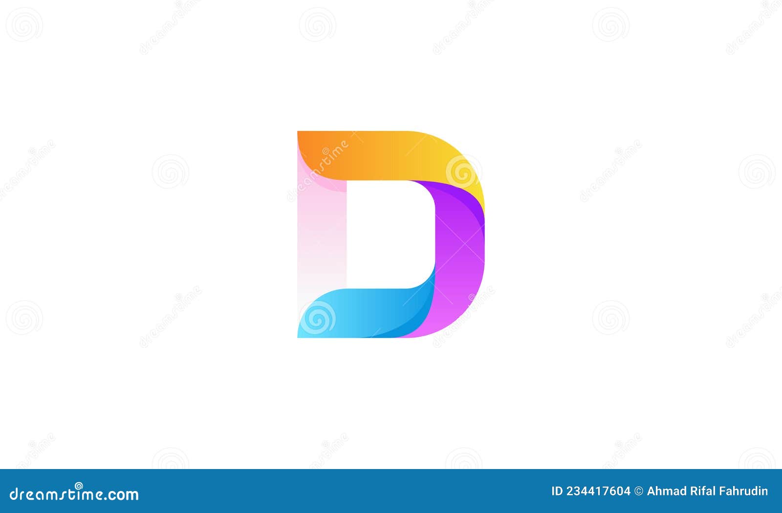 Colorful Letter D Logo Design , Modern Colorful Letter D Icon Vector ...