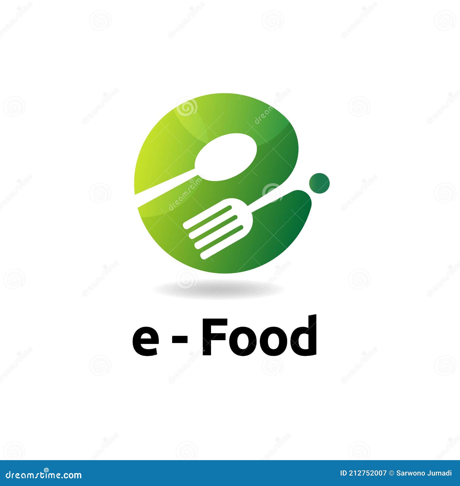 Colorful Letter E Food Logo Vector Concept, Icon, Element, and Template ...